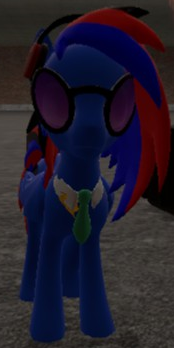 #1797756 - safe, artist:pizzabrony, oc, oc only, oc:dj bloodlust, pony ...