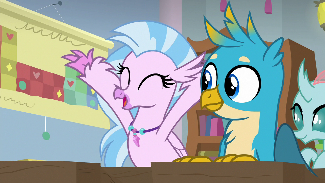 #1836213 - safe, screencap, gallus, ocellus, silverstream, a rockhoof ...