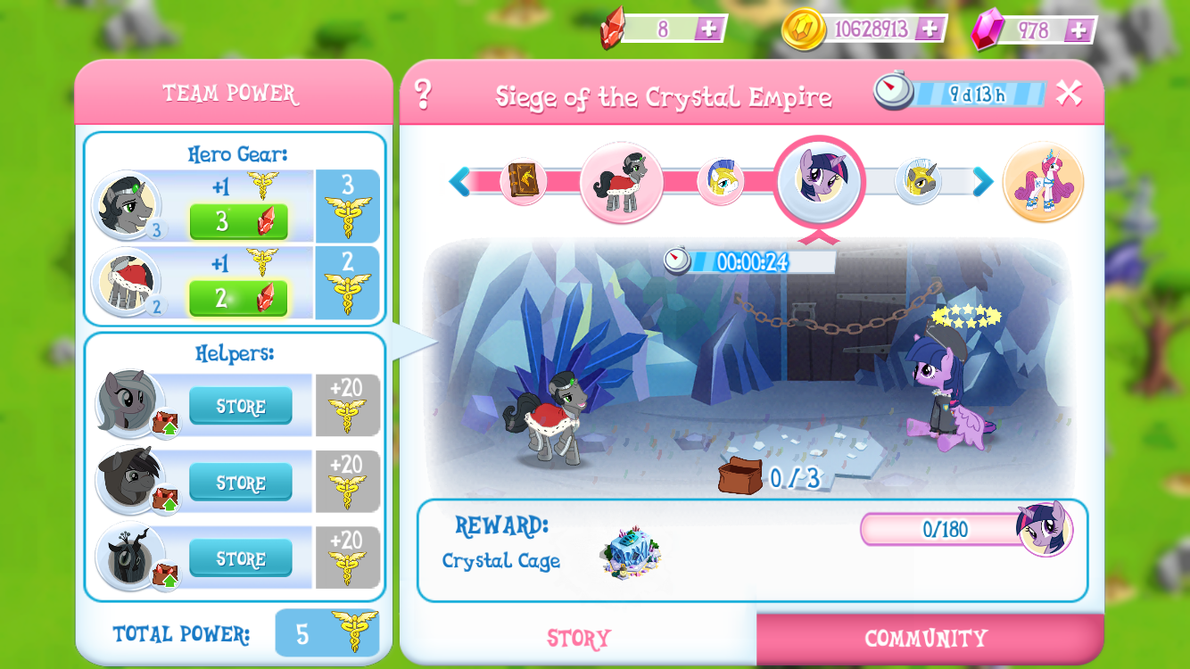 #1838290 - safe, gameloft, idw, king sombra, radiant hope, shadow lock ...