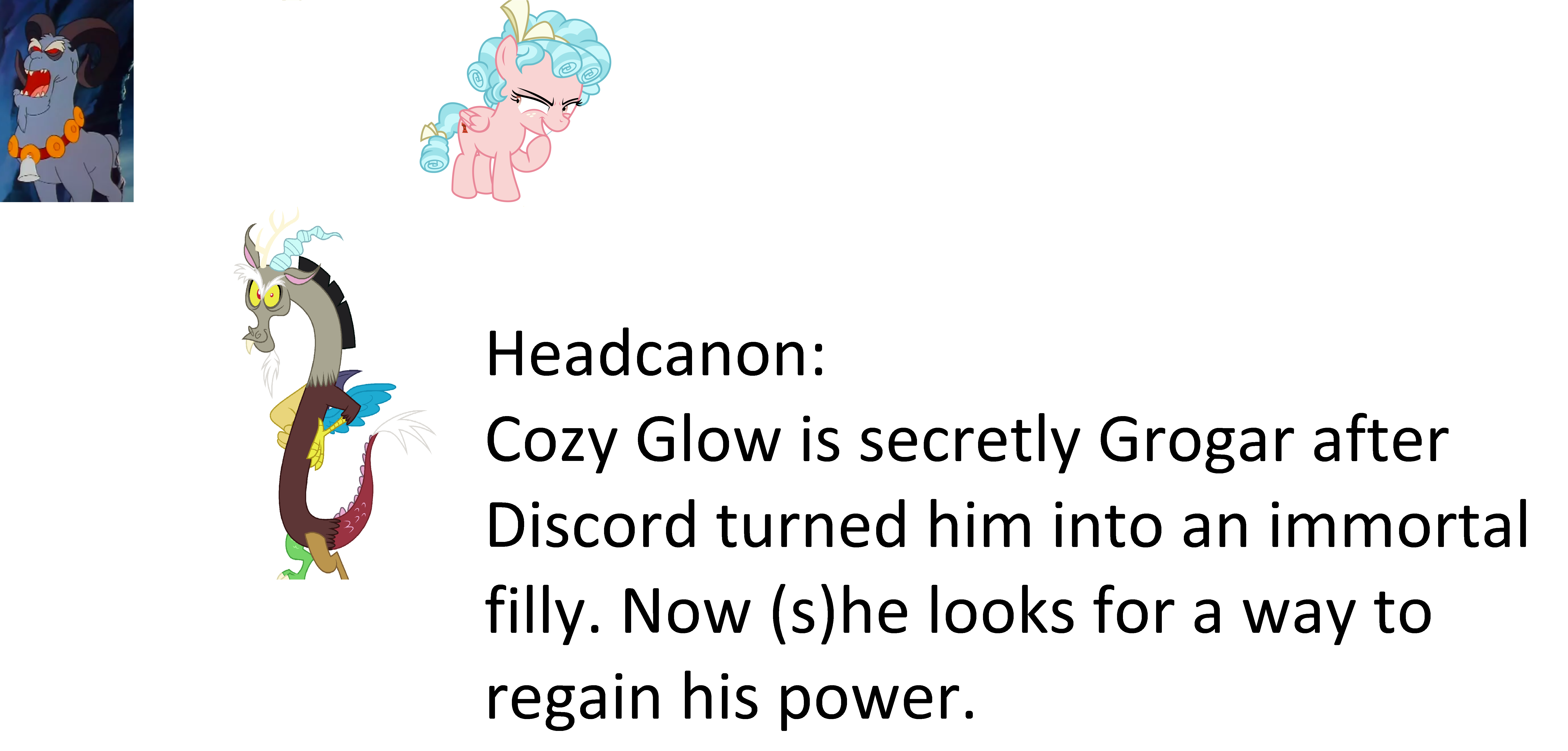 #1841268 - safe, cozy glow, discord, grogar (g1), g1, school raze ...