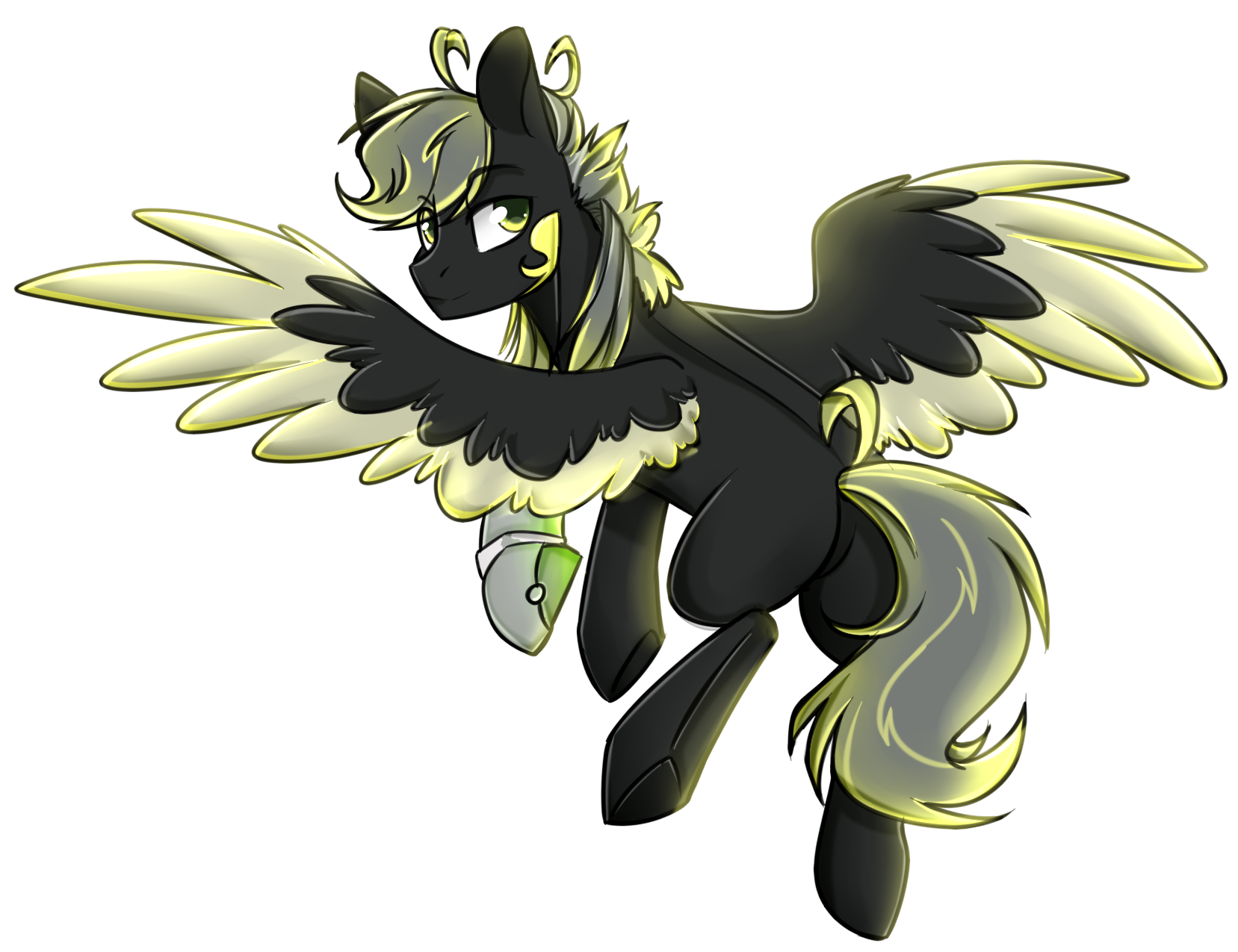 #1933077 - safe, artist:cloud-fly, oc, oc only, oc:golden age, pegasus ...