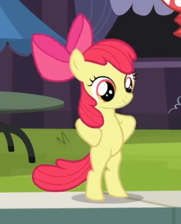 #1937778 - safe, screencap, apple bloom, earth pony, pony, leap of ...