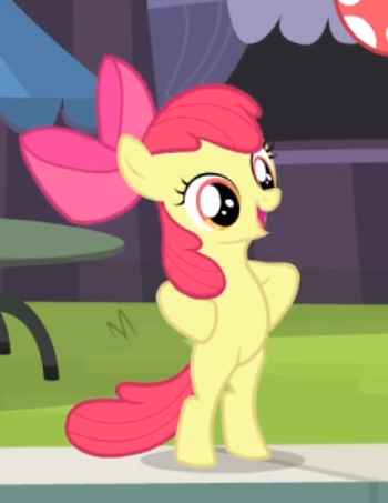 #1938568 - safe, screencap, apple bloom, earth pony, pony, g4, leap of ...
