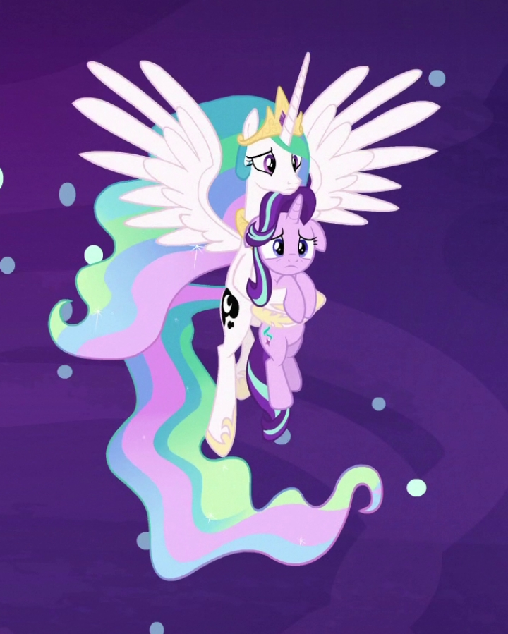 #1943990 - safe, screencap, princess celestia, starlight glimmer ...