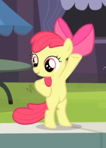 #1945410 - safe, screencap, apple bloom, earth pony, pony, g4, leap of ...