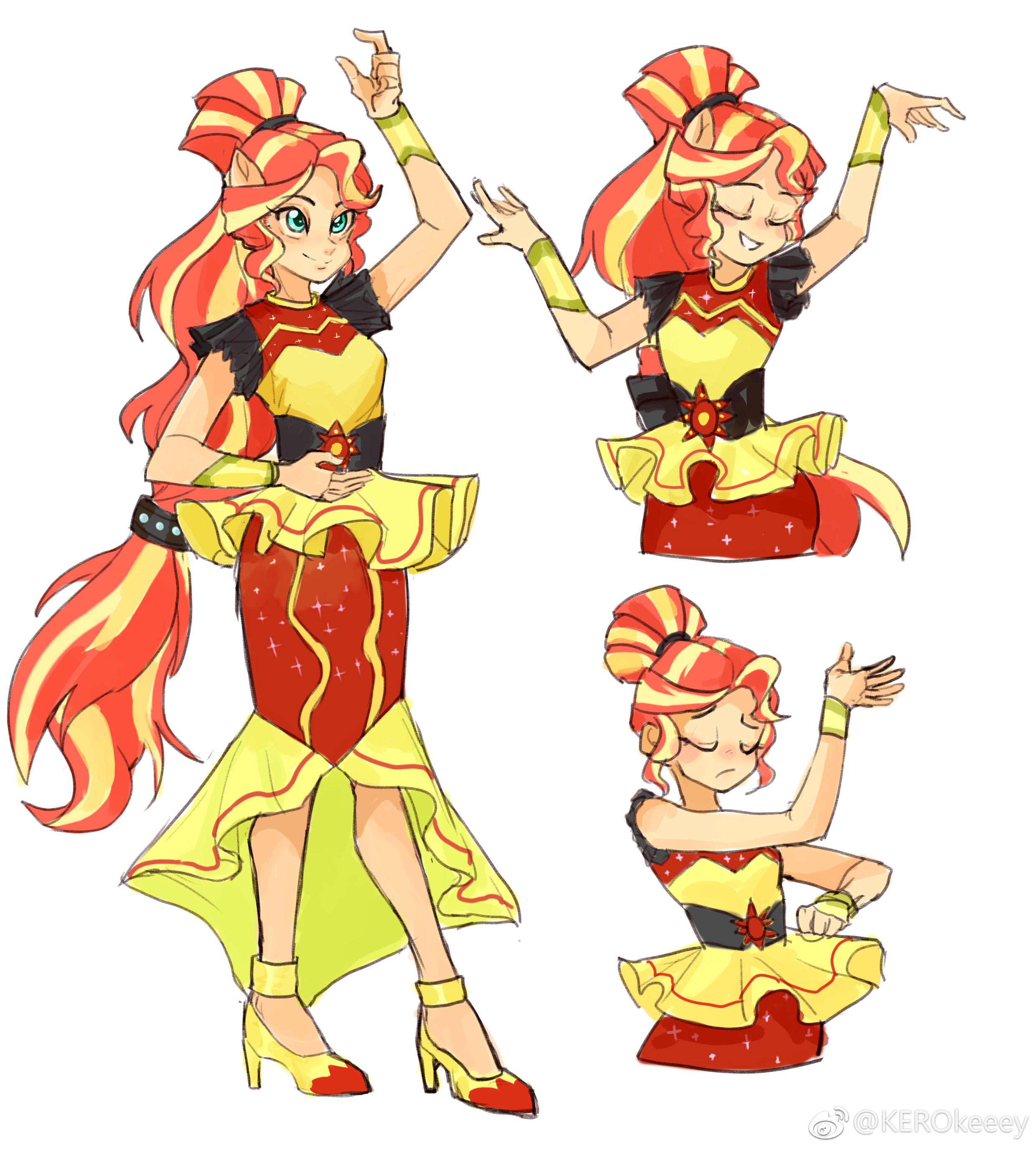 1946024 Safe Artist Keeerooooo1 Sunset Shimmer Human Equestria