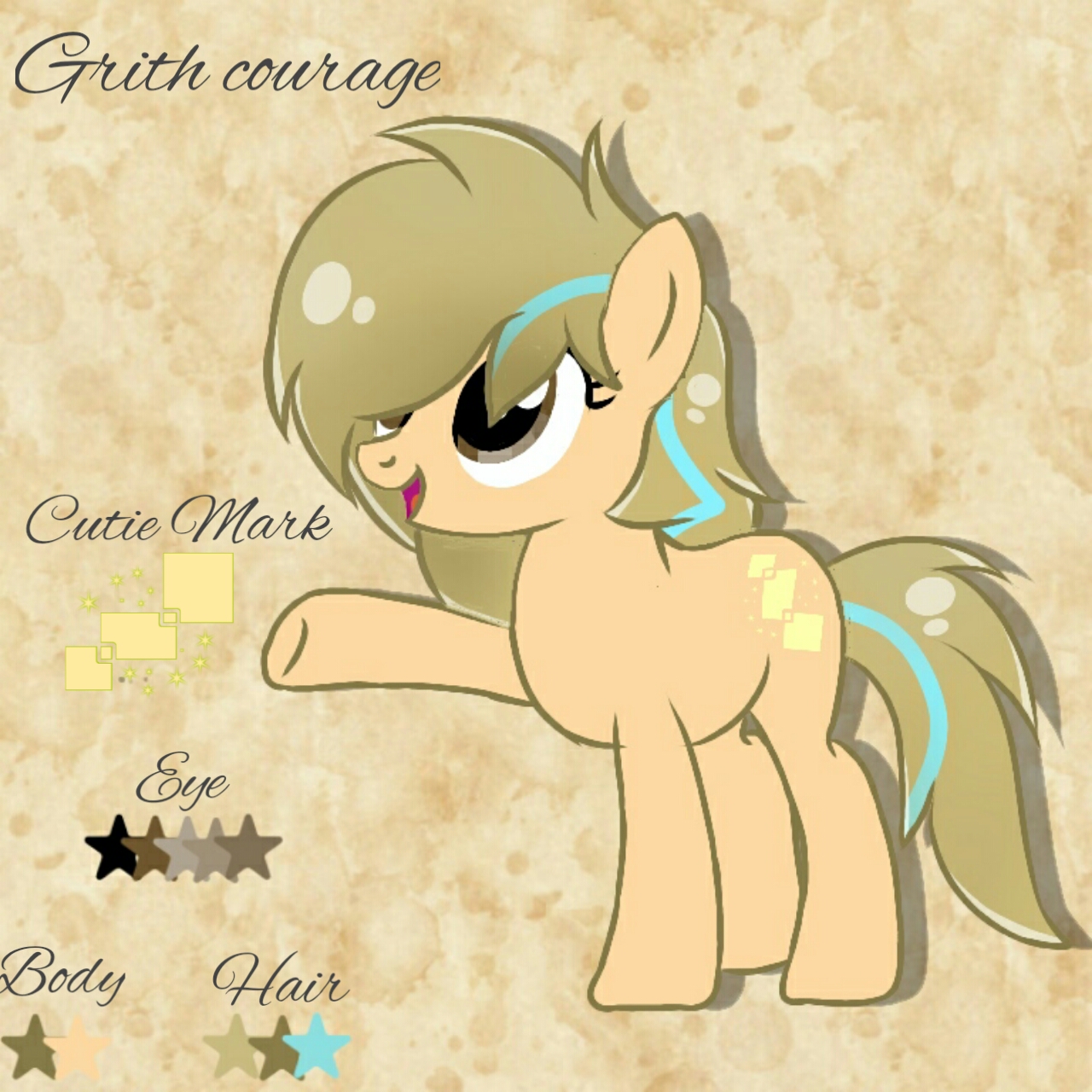 #2168633 - safe, artist:grithcourage, oc, oc only, oc:grith courage, earth pony, pony, cutie ...