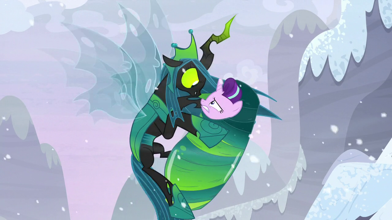 2175711 Safe Screencap Queen Chrysalis Starlight Glimmer The