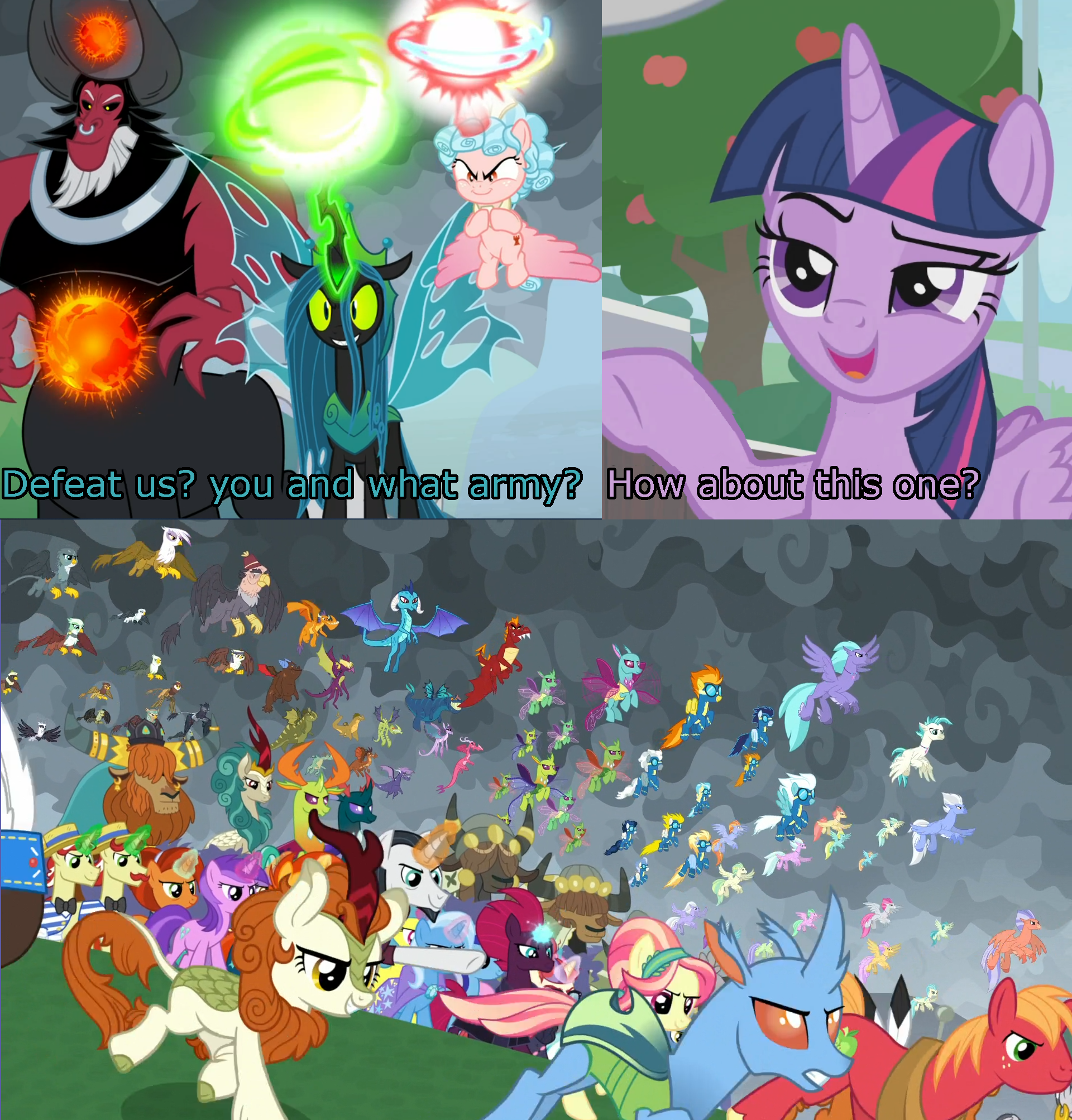 #2179374 - safe, edit, edited screencap, screencap, amarant, amethyst star, arista, autumn blaze ...