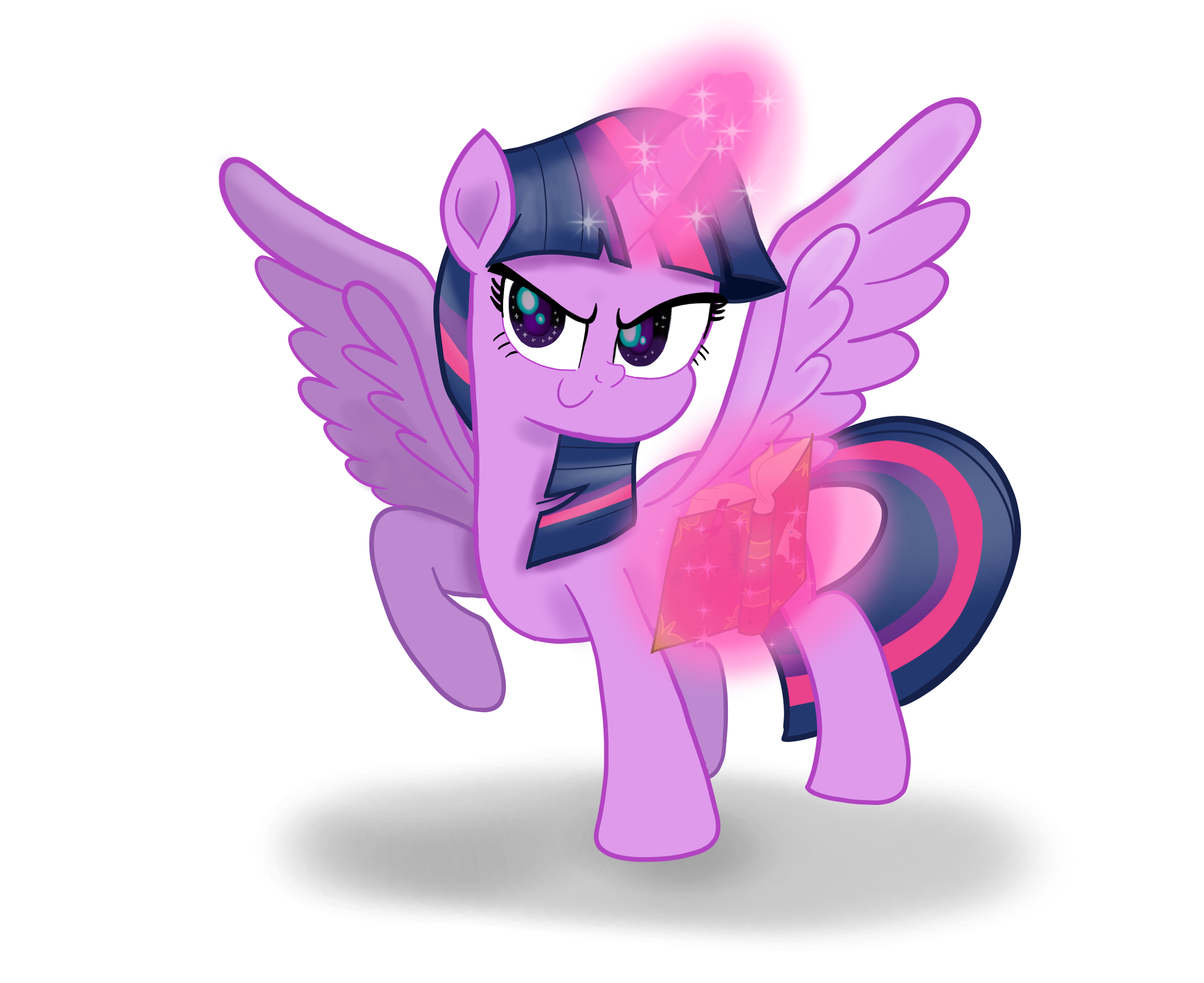 #2161806 - safe, artist:n3ro 182, twilight sparkle, alicorn, pony, aura ...