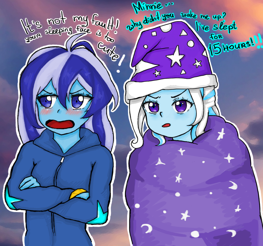 #2184971 - safe, artist:starwantrix, minuette, trixie, equestria girls ...