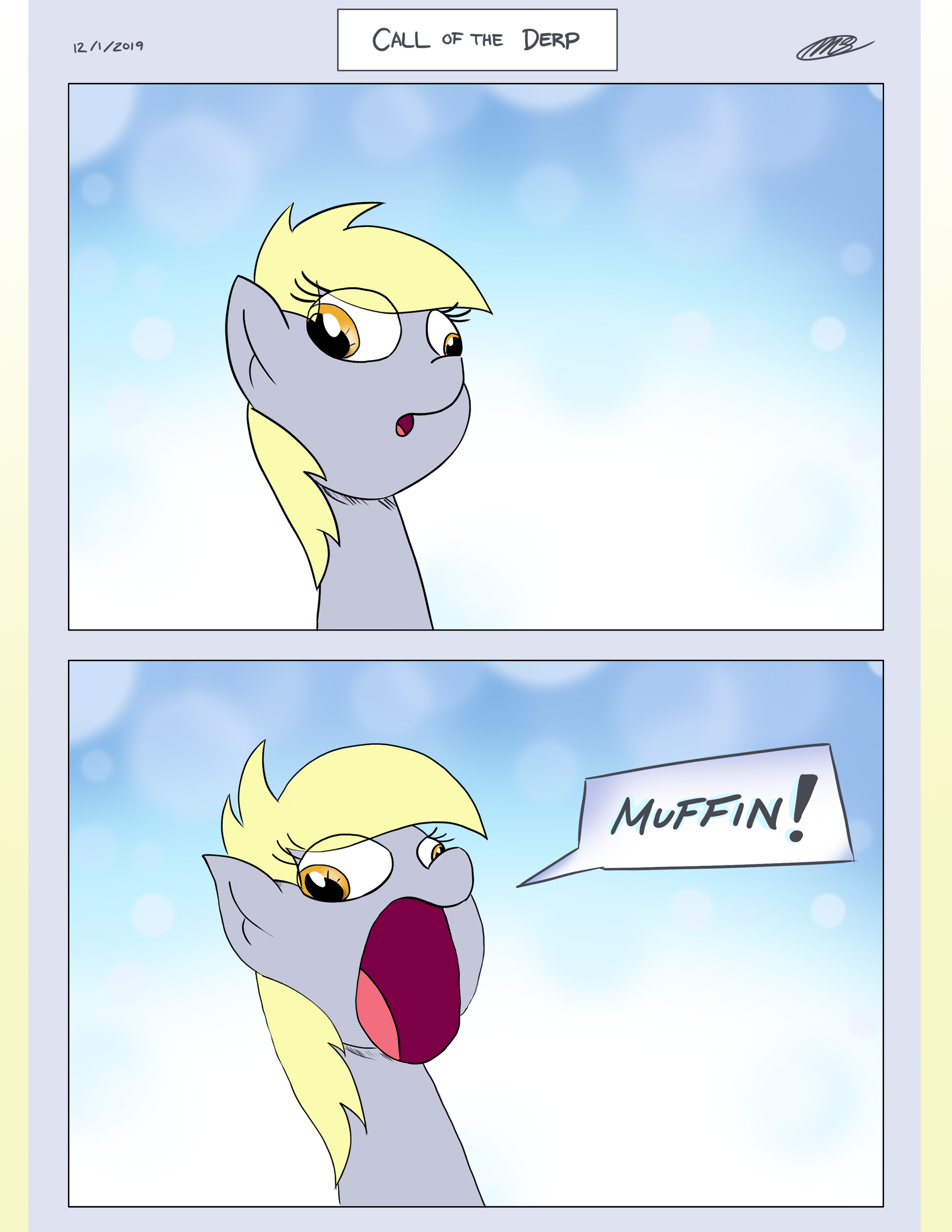 #2222580 - safe, artist:loreto-arts, derpy hooves, pegasus, pony ...