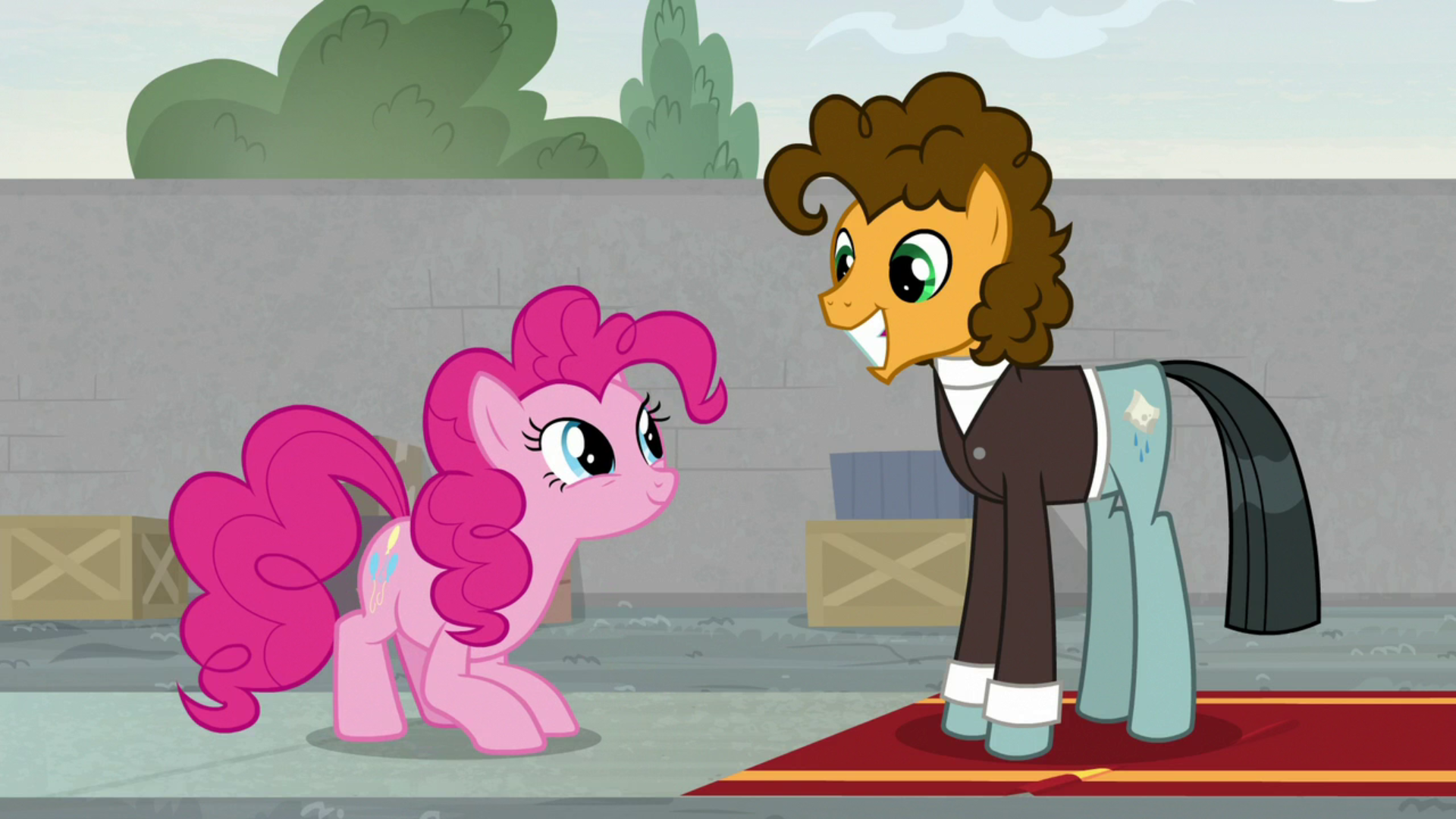 #2224392 - safe, screencap, cheese sandwich, pinkie pie, sans smirk, g4 ...