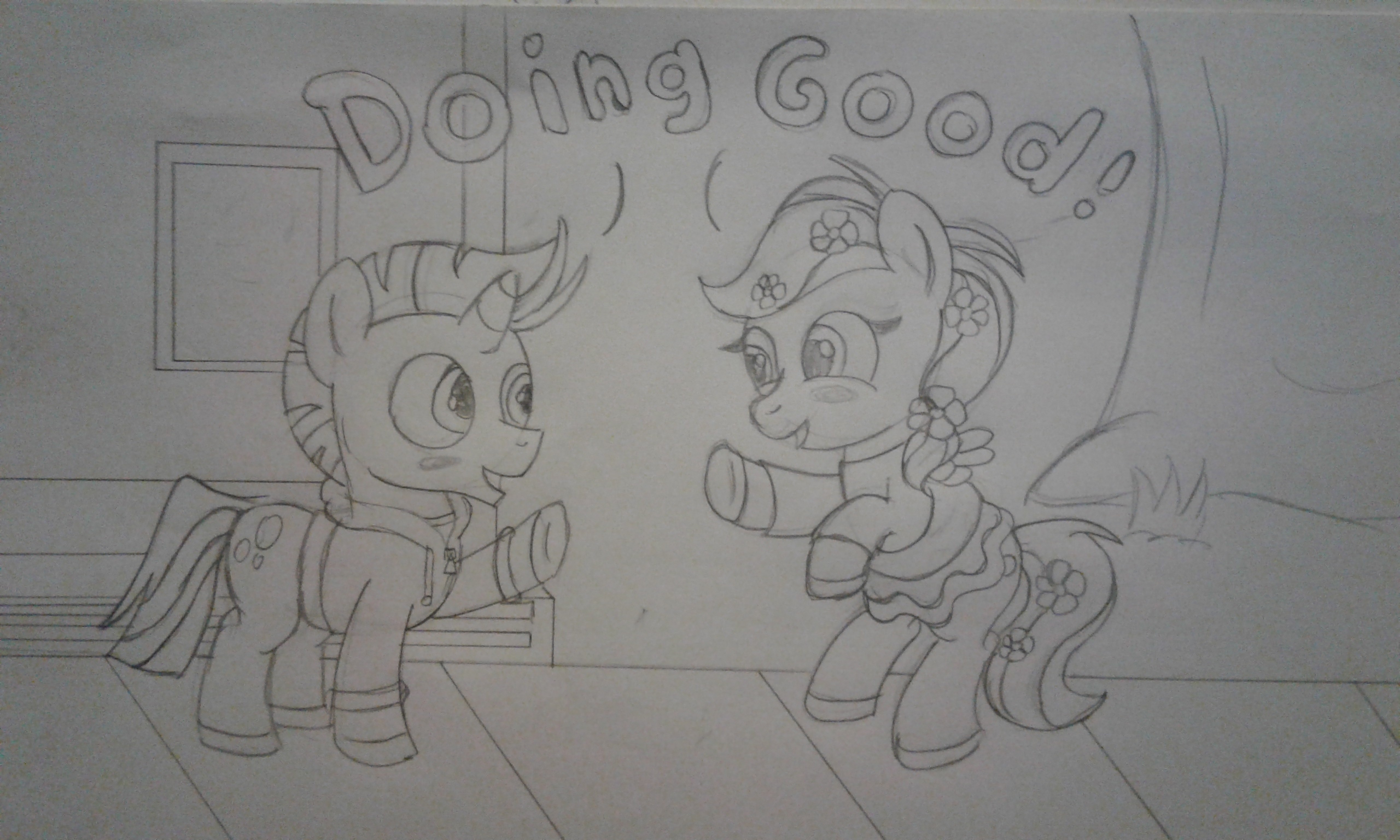 #2228844 - safe, artist:peternators, pegasus, pony, unicorn, barely ...