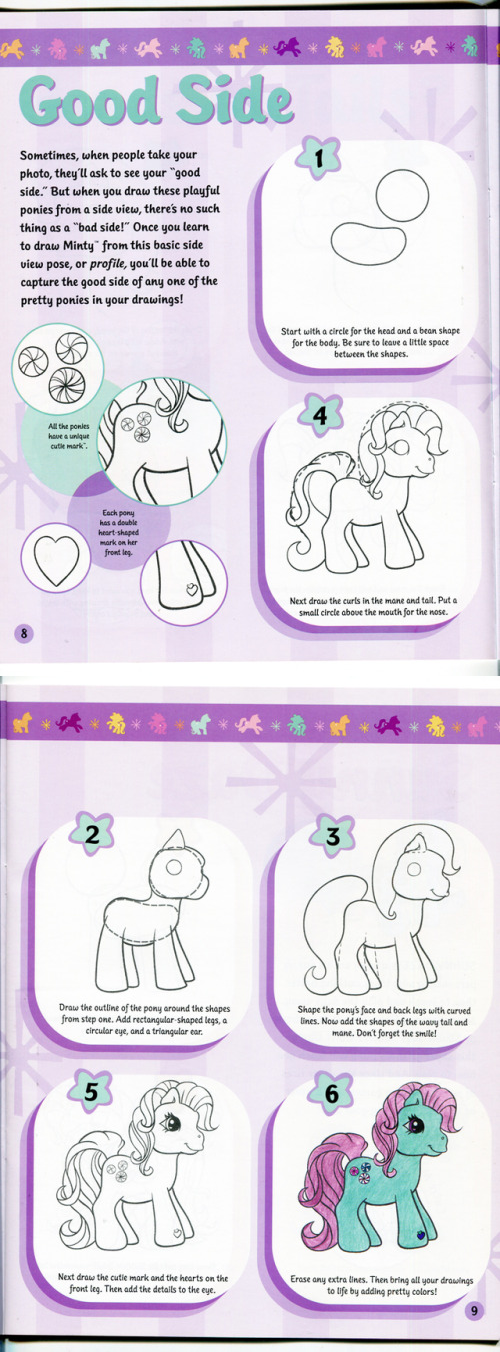 #2229781 - safe, minty, g3, official, book, cute, how to draw, how to ...