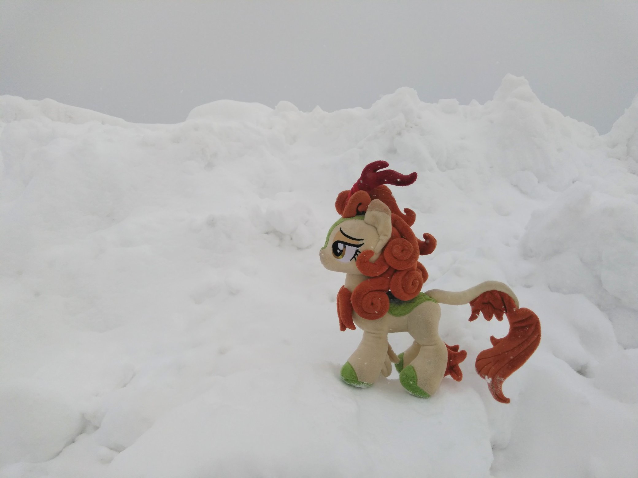 #2230346 - safe, artist:hihin1993, autumn blaze, kirin, pony, blizzard ...