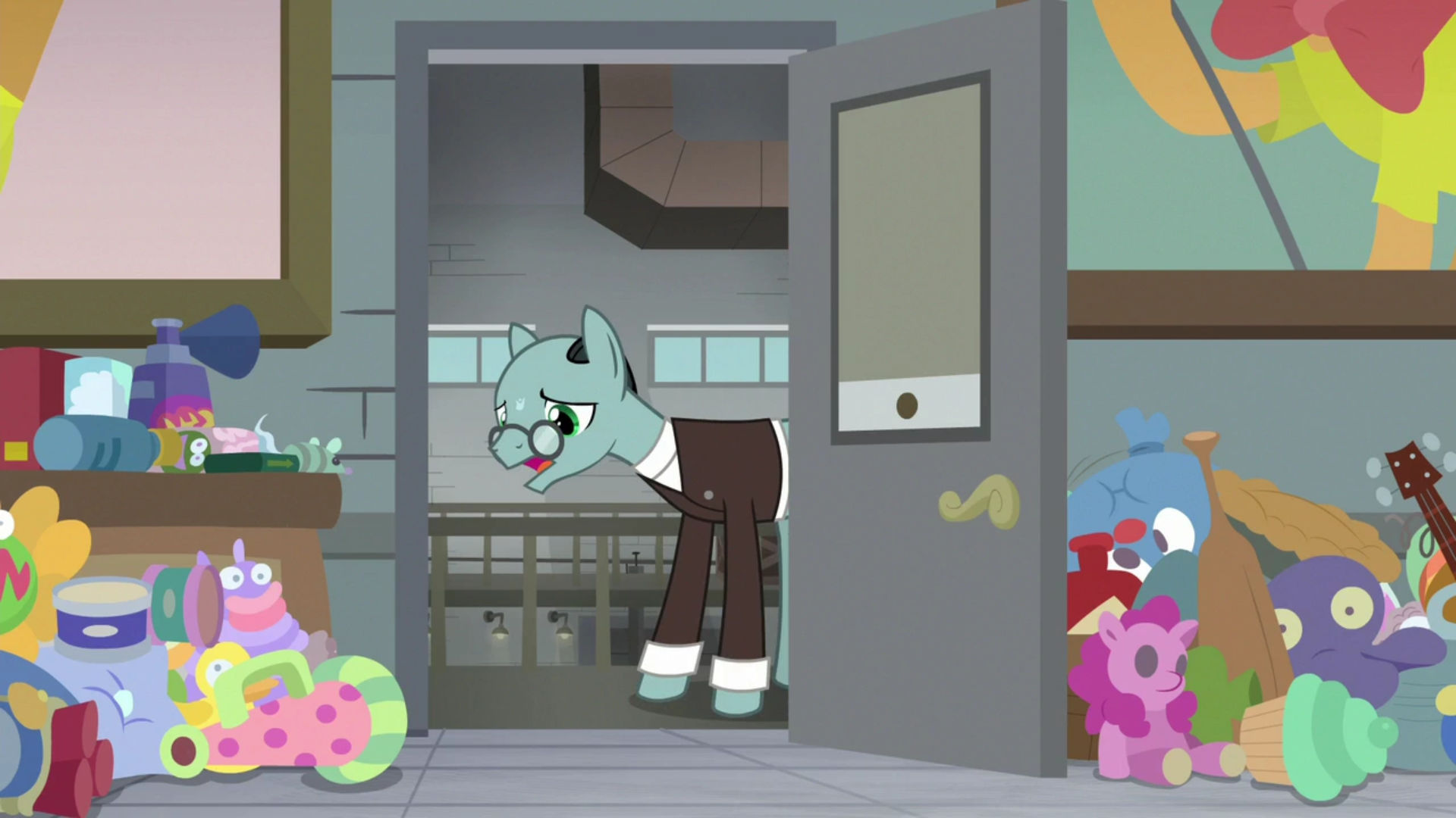 #2234376 - safe, screencap, sans smirk, earth pony, pony, g4, my little ...