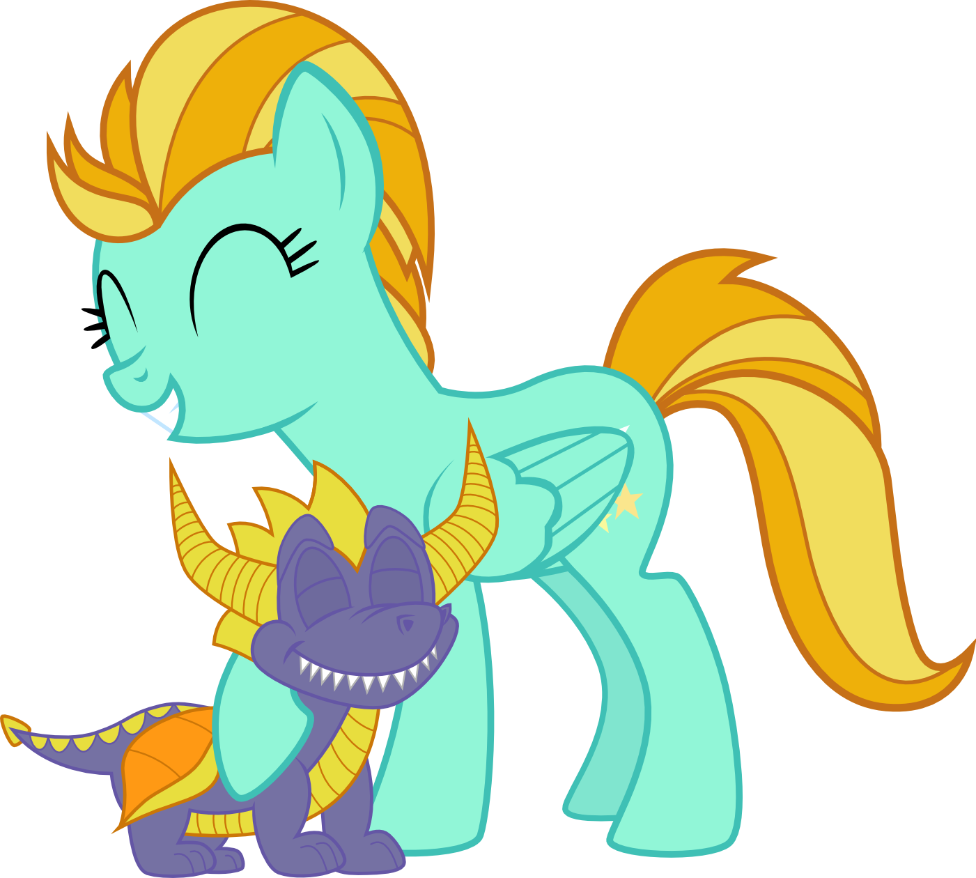 #1958551 - safe, artist:chipmagnum, lightning dust, pegasus, pony ...