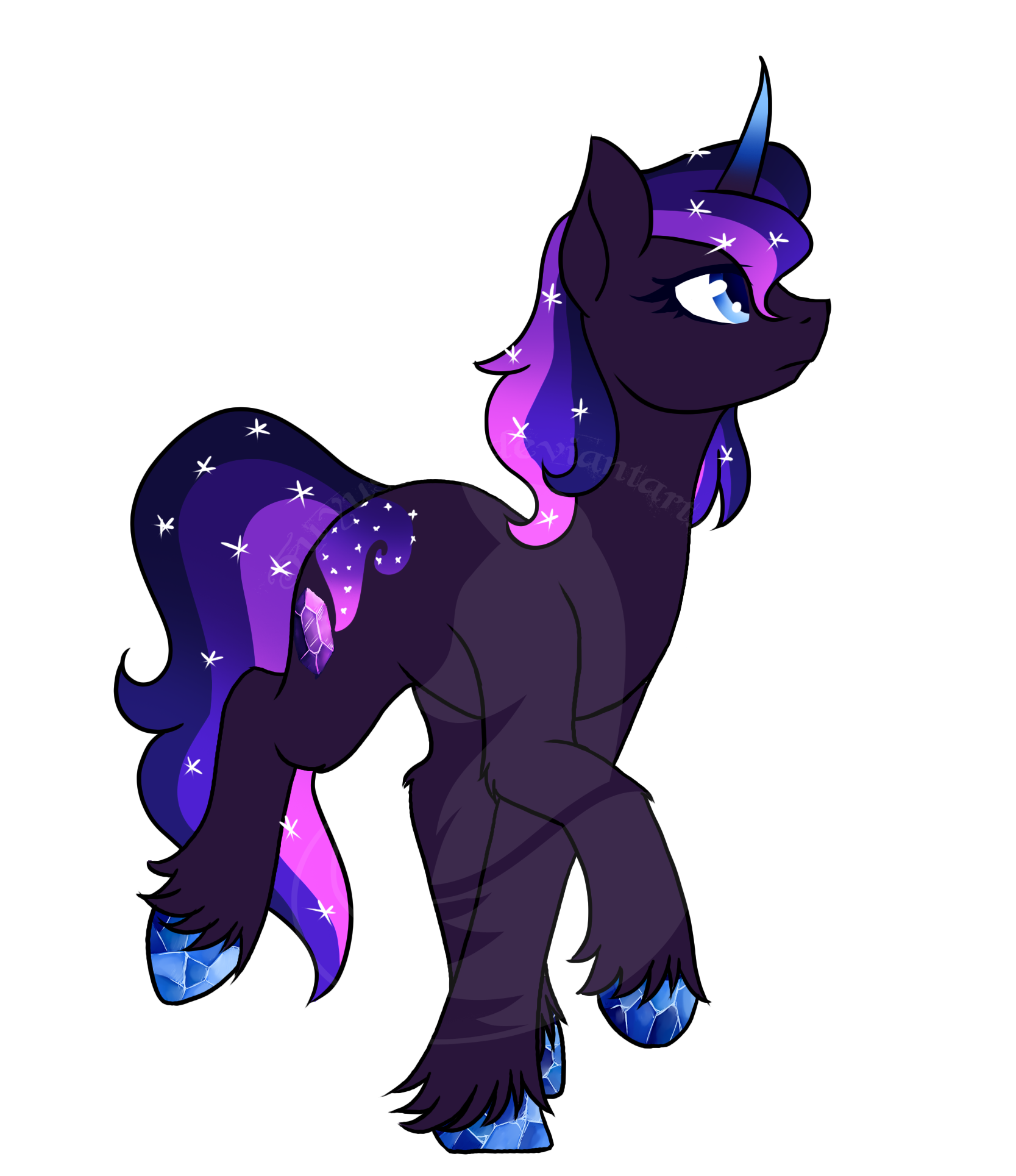 #1964996 - safe, artist:fuyusfox, oc, oc only, oc:amethyst haze, pony ...