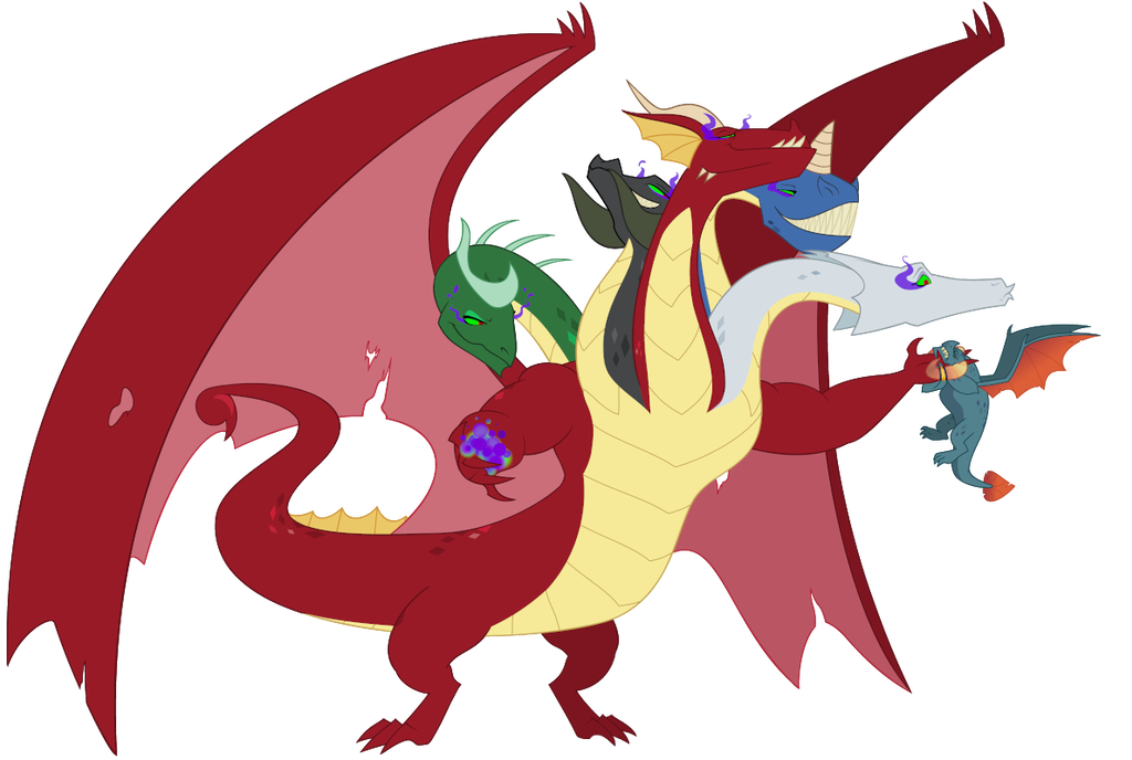 #1971512 - safe, artist:queencold, dragon lord torch, dragon, g4 ...