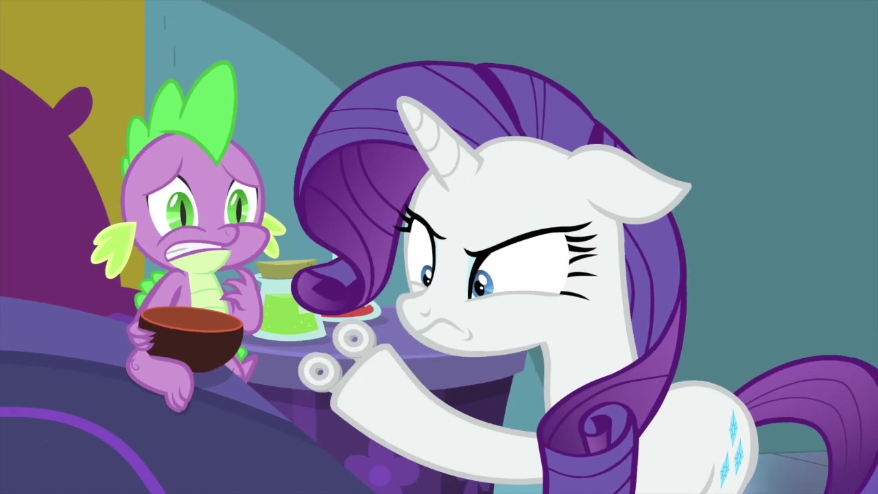 #1954342 - safe, screencap, rarity, spike, dragon, pony, unicorn, ail ...
