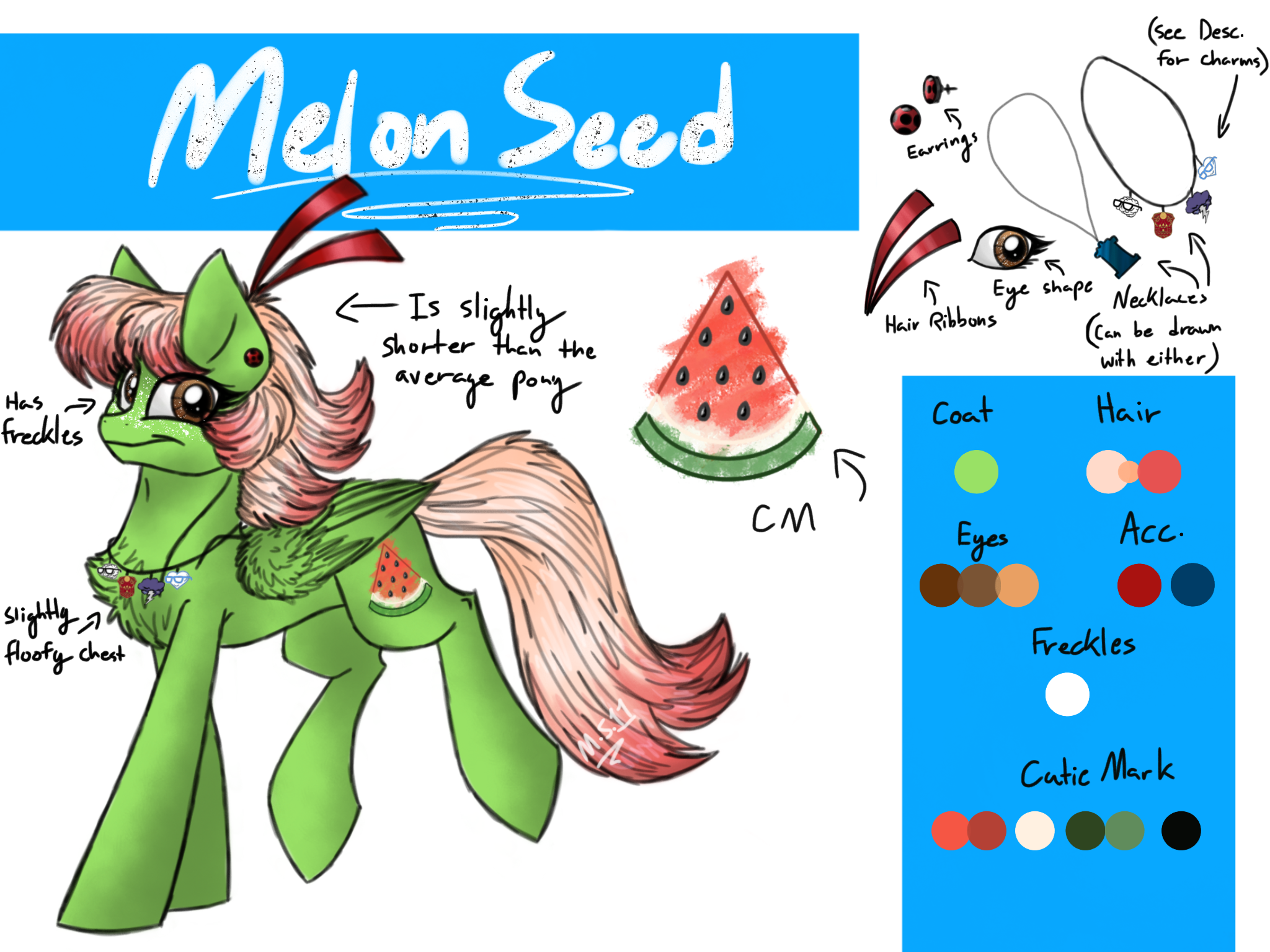 #1954967 - safe, artist:melonseed11, oc, oc only, oc:melon seed ...