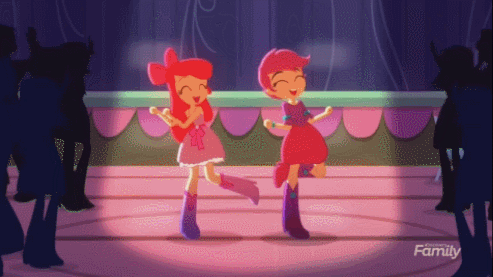 #1957270 - safe, screencap, apple bloom, scootaloo, eqg summertime ...