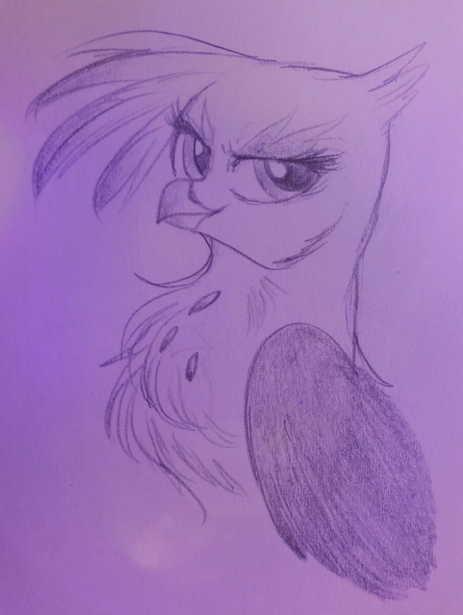 #1991032 - safe, gilda, griffon, bust, chest fluff, cute, female ...