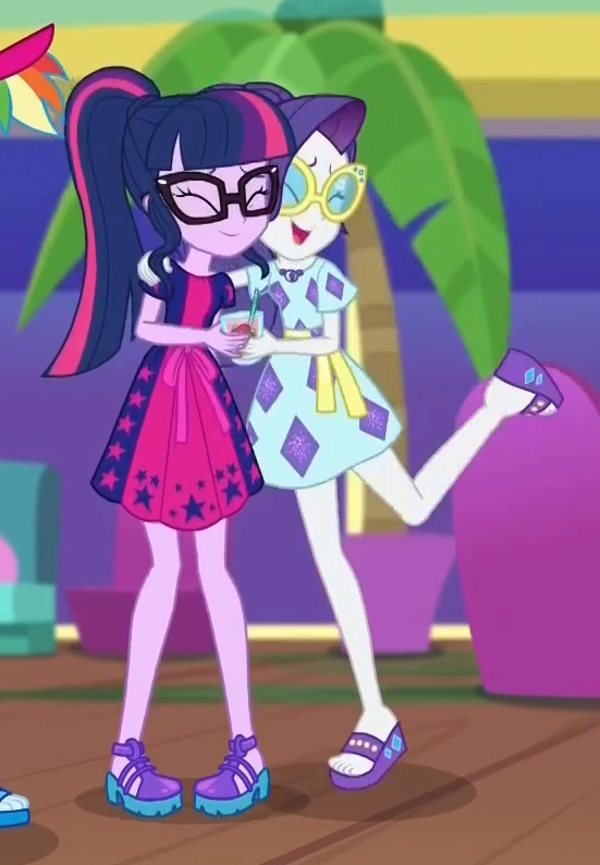 #1998740 - safe, screencap, rainbow dash, rarity, sci-twi, twilight ...