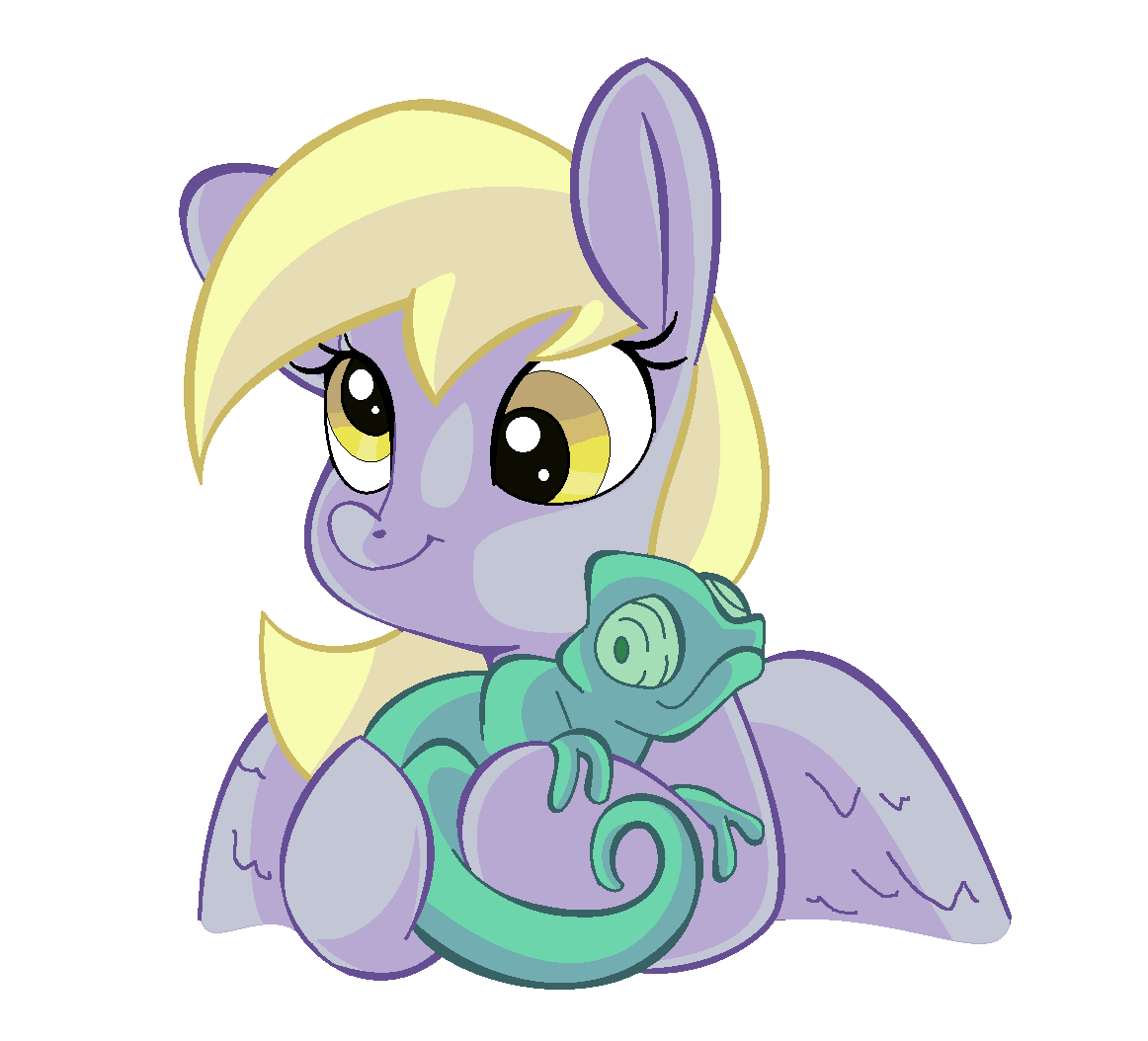 Derpy with chameleon ~ smirk : r/mylittlepony