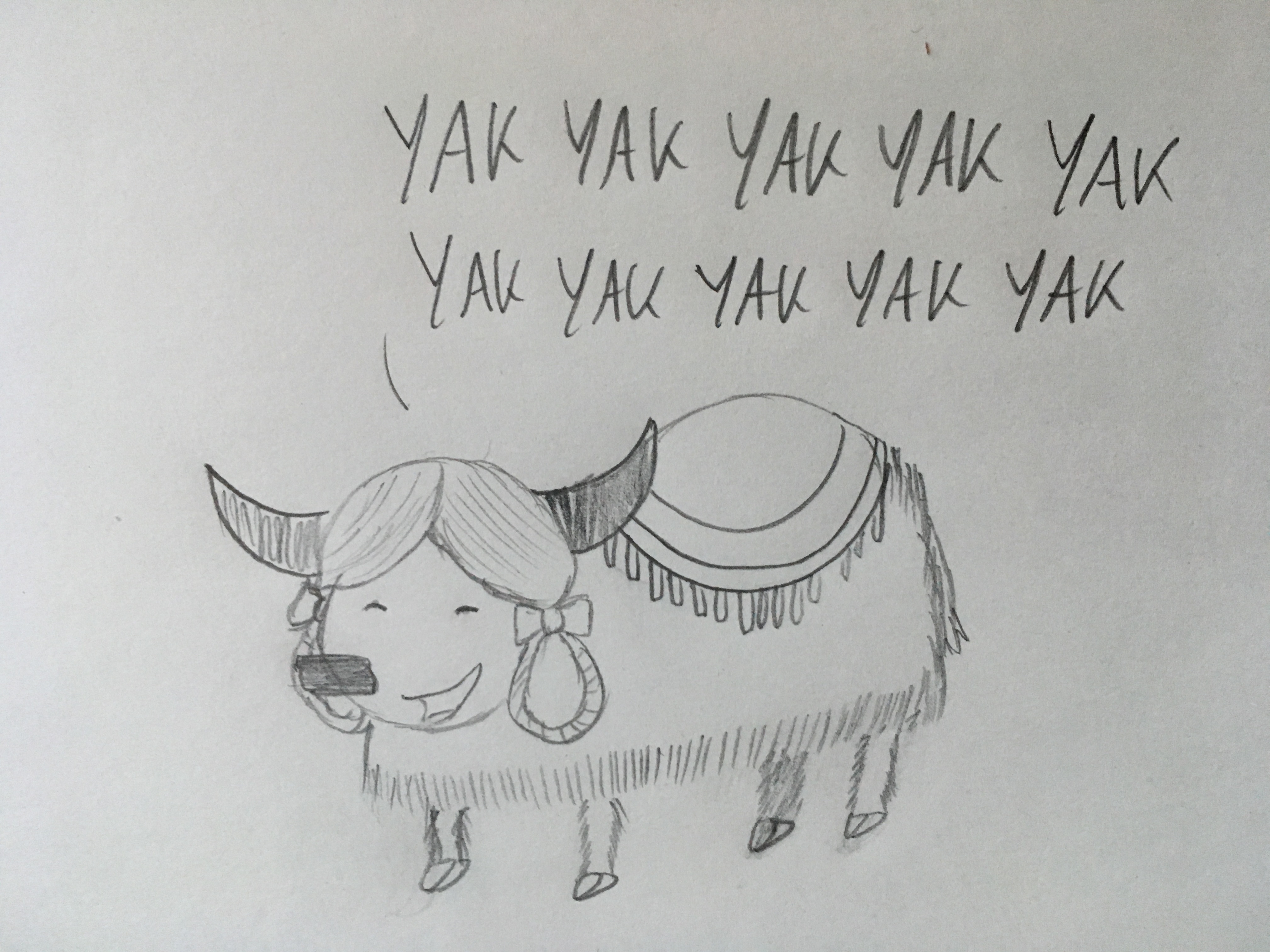 #2019953 - safe, artist:calypsofantasy, yona, yak, g4, blanket, cloven ...