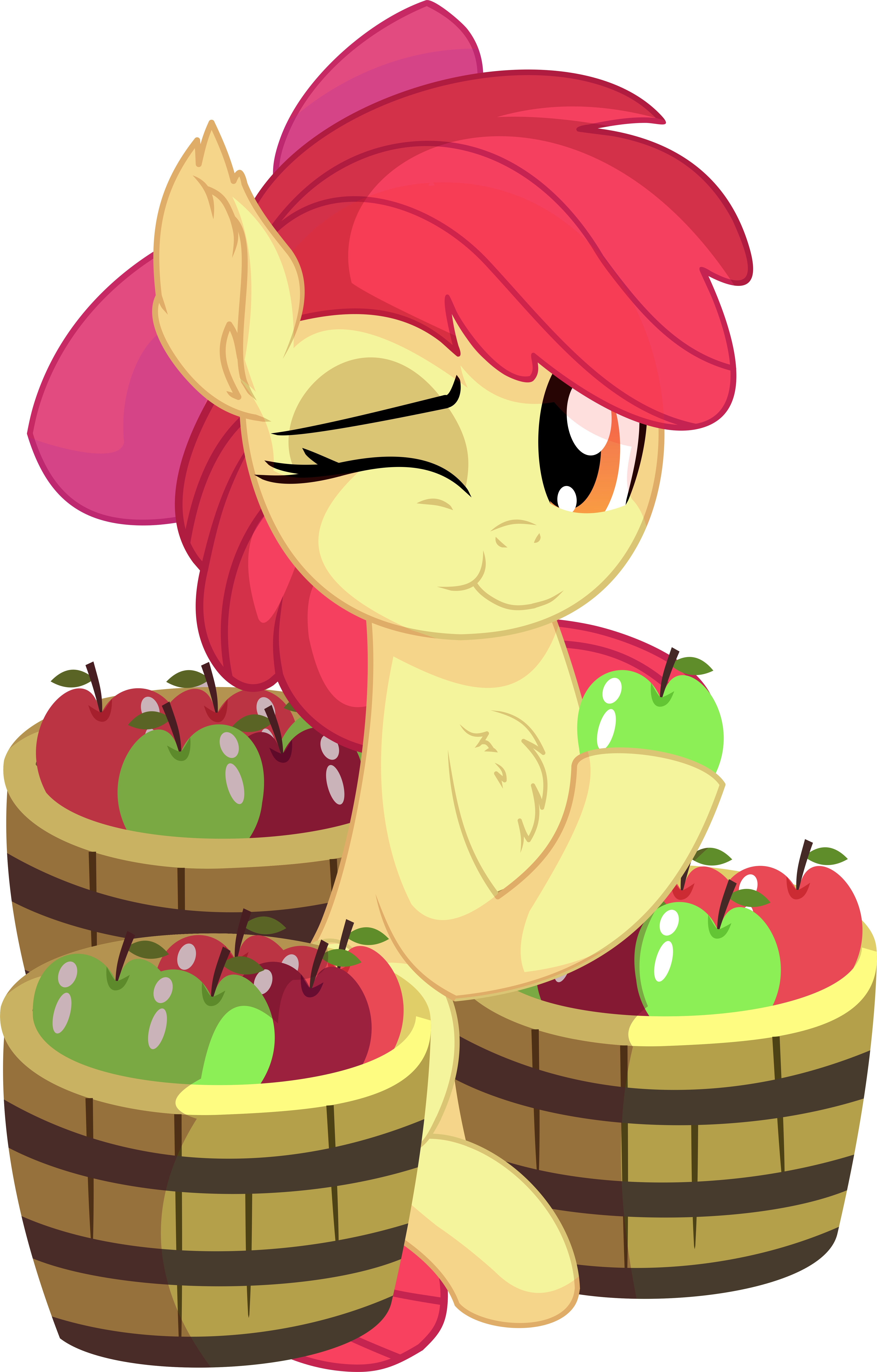 #2020593 - safe, artist:cyanlightning, apple bloom, earth pony, pony ...