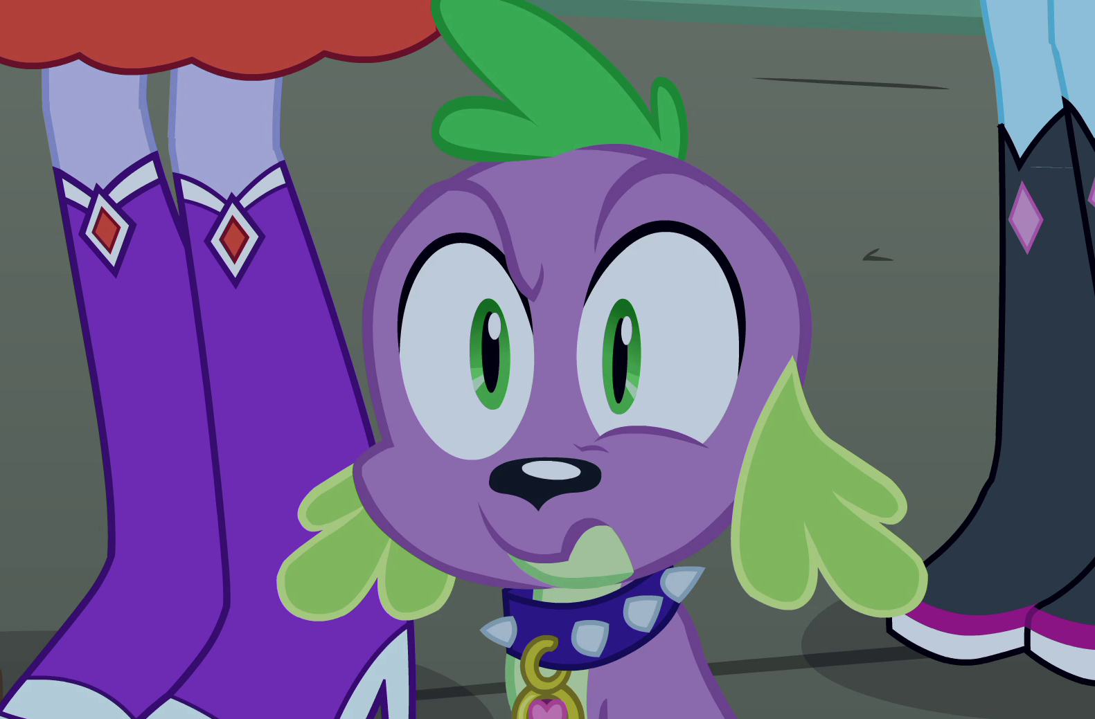 #2038165 - safe, screencap, cloudy kicks, photo finish, spike, dog, equestria girls, g4, my ...