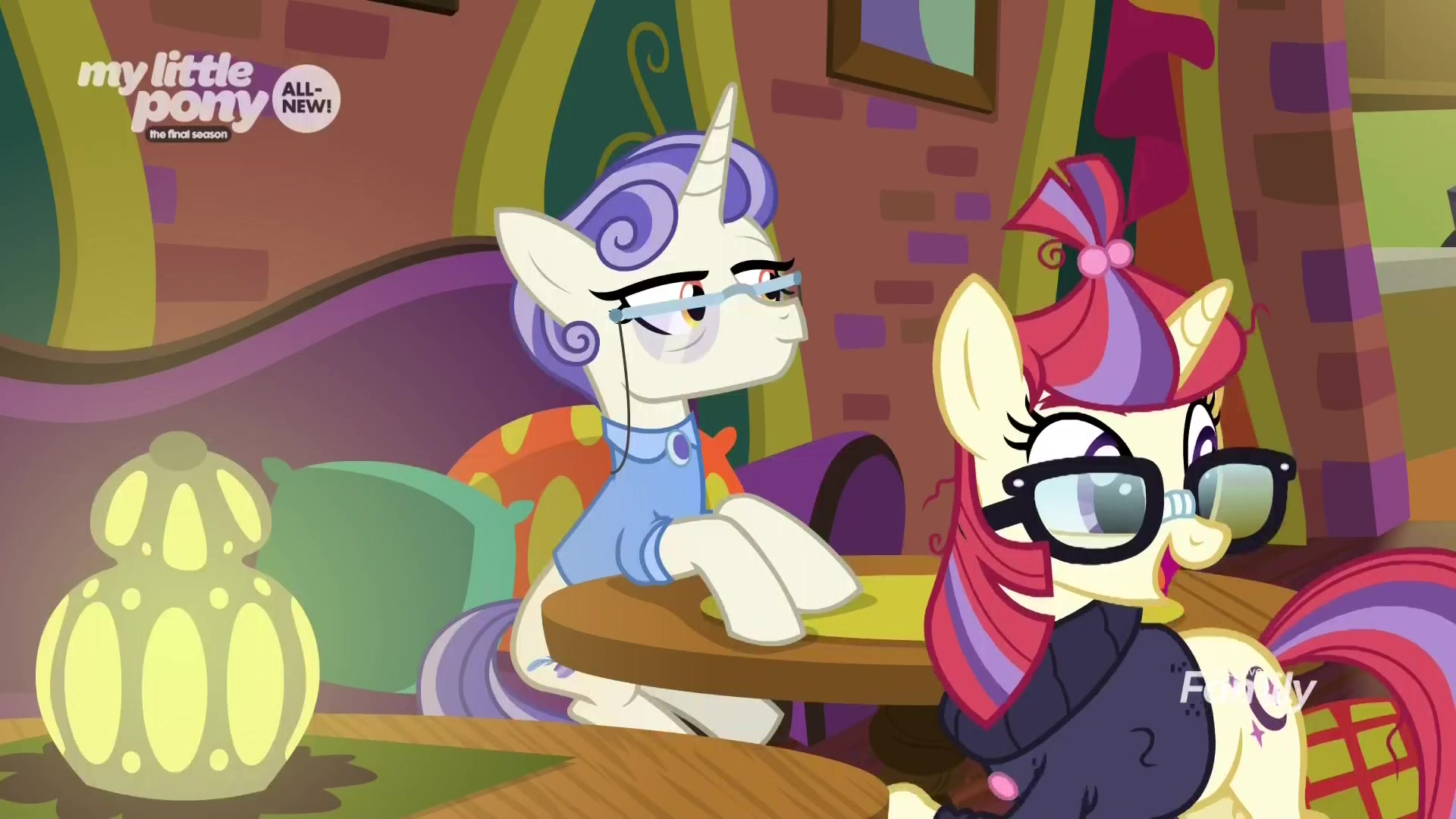 #2029286 - safe, screencap, first folio, moondancer, pony, unicorn, g4 ...