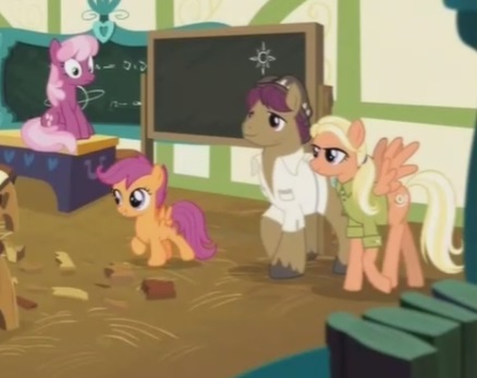 #2045157 - safe, screencap, cheerilee, mane allgood, scootaloo, snap ...