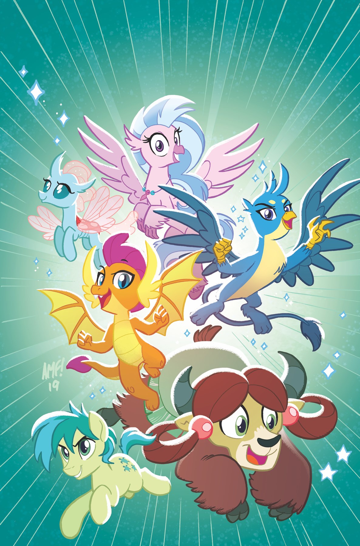 #2047658 - safe, artist:tonyfleecs, gallus, ocellus, sandbar ...