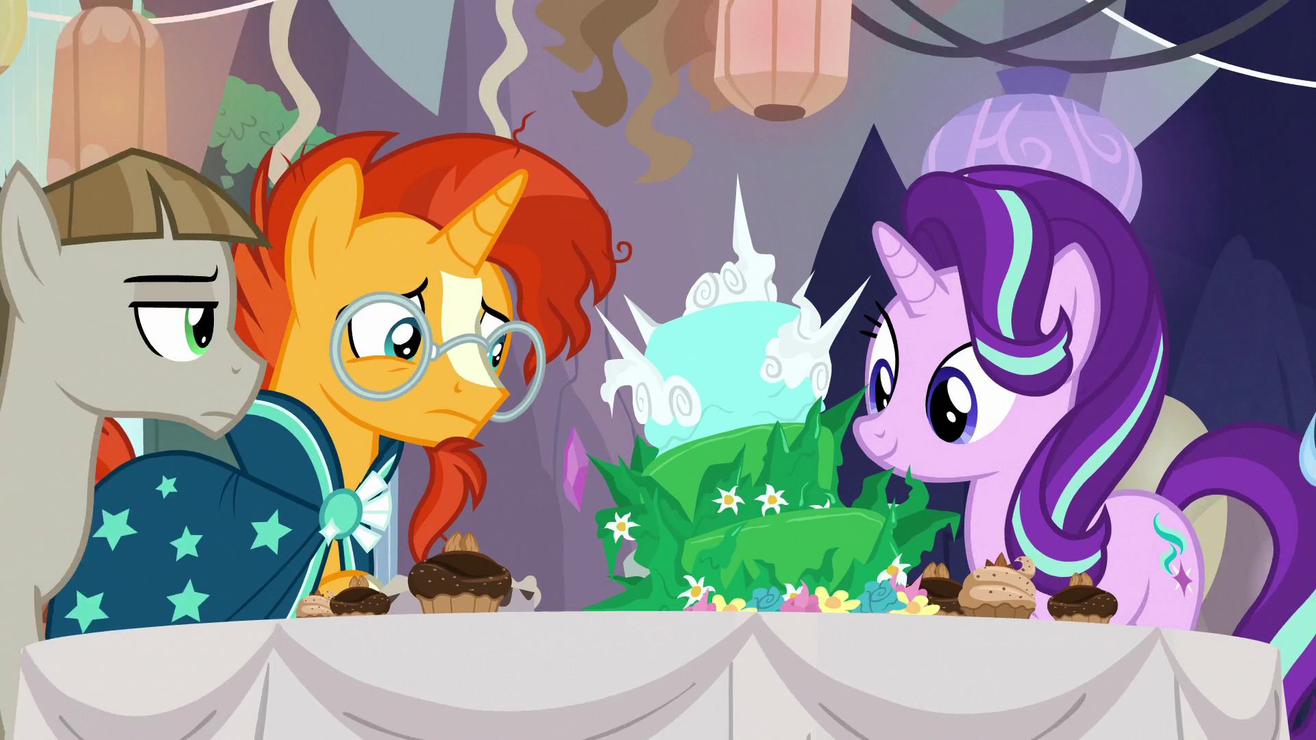 #2064361 - safe, screencap, mudbriar, starlight glimmer, sunburst ...