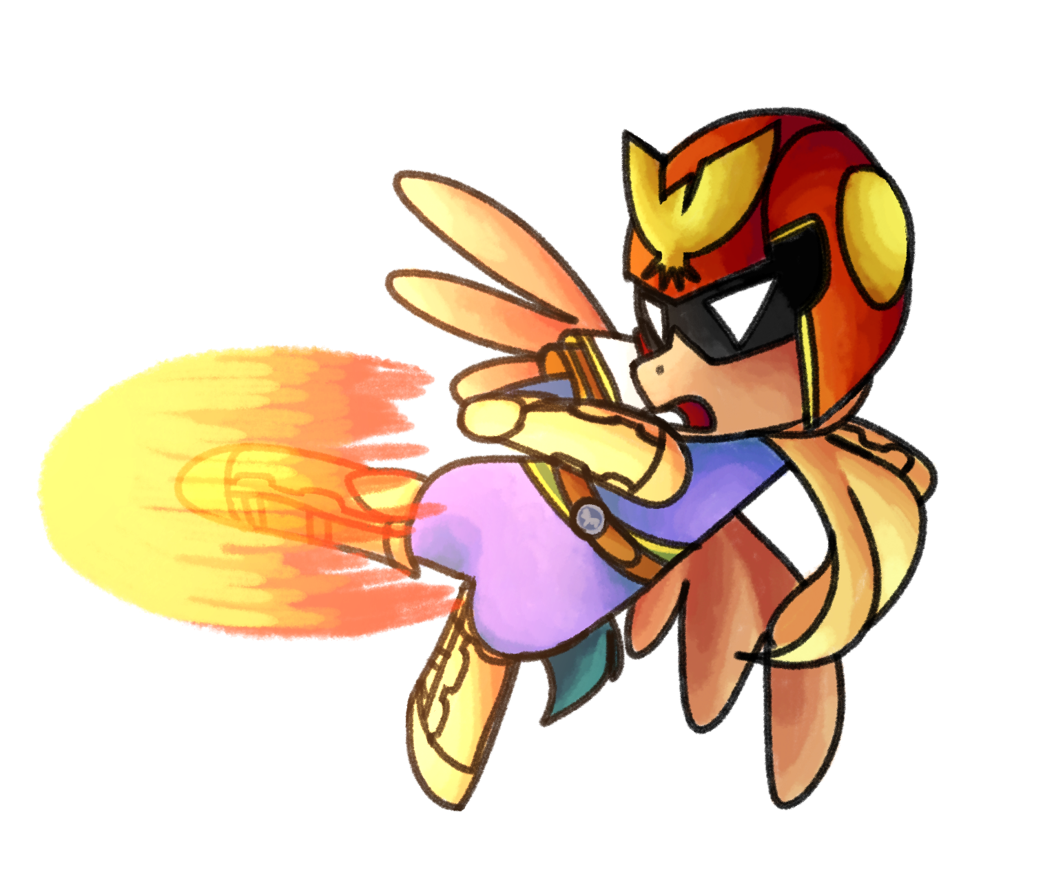 #2076313 - safe, artist:andromedasparkz, pegasus, pony, captain falcon ...