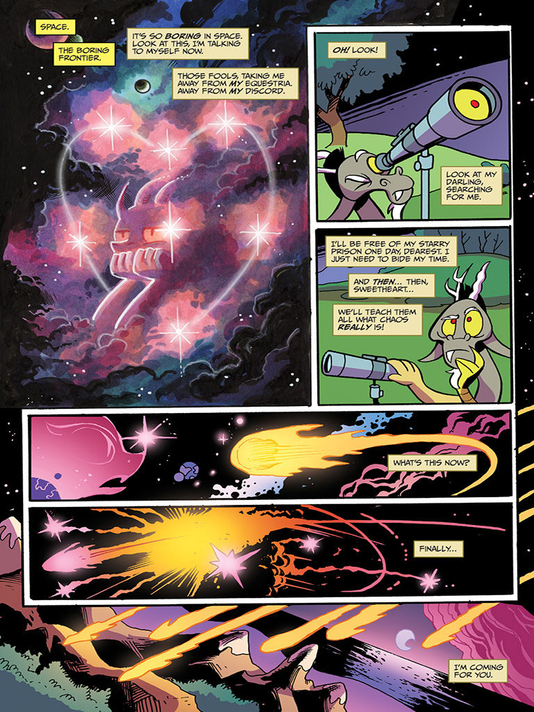 #2057976 - safe, artist:andypriceart, official comic, cosmos (character ...