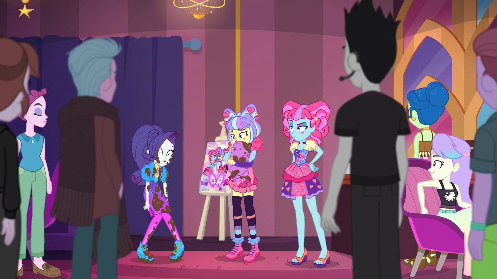 #2095193 - safe, screencap, coffee rush, coral pink, kiwi lollipop ...