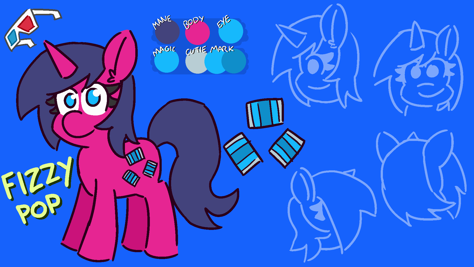 #2096610 - safe, artist:threetwotwo32232, oc, oc only, oc:fizzy pop ...