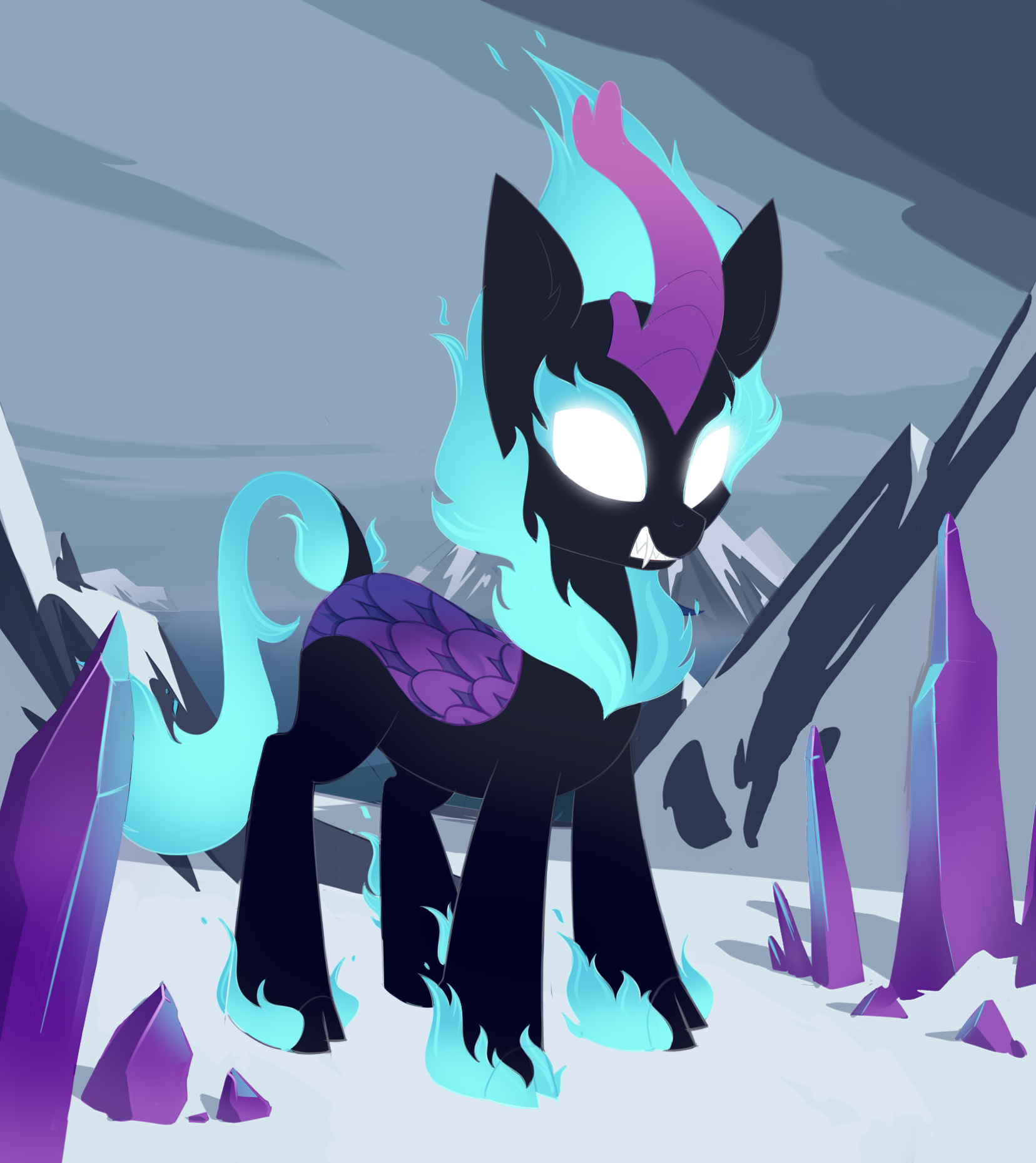 #2102020 - safe, artist:kyrgyzpopstar, shining armor, kirin, nirik ...