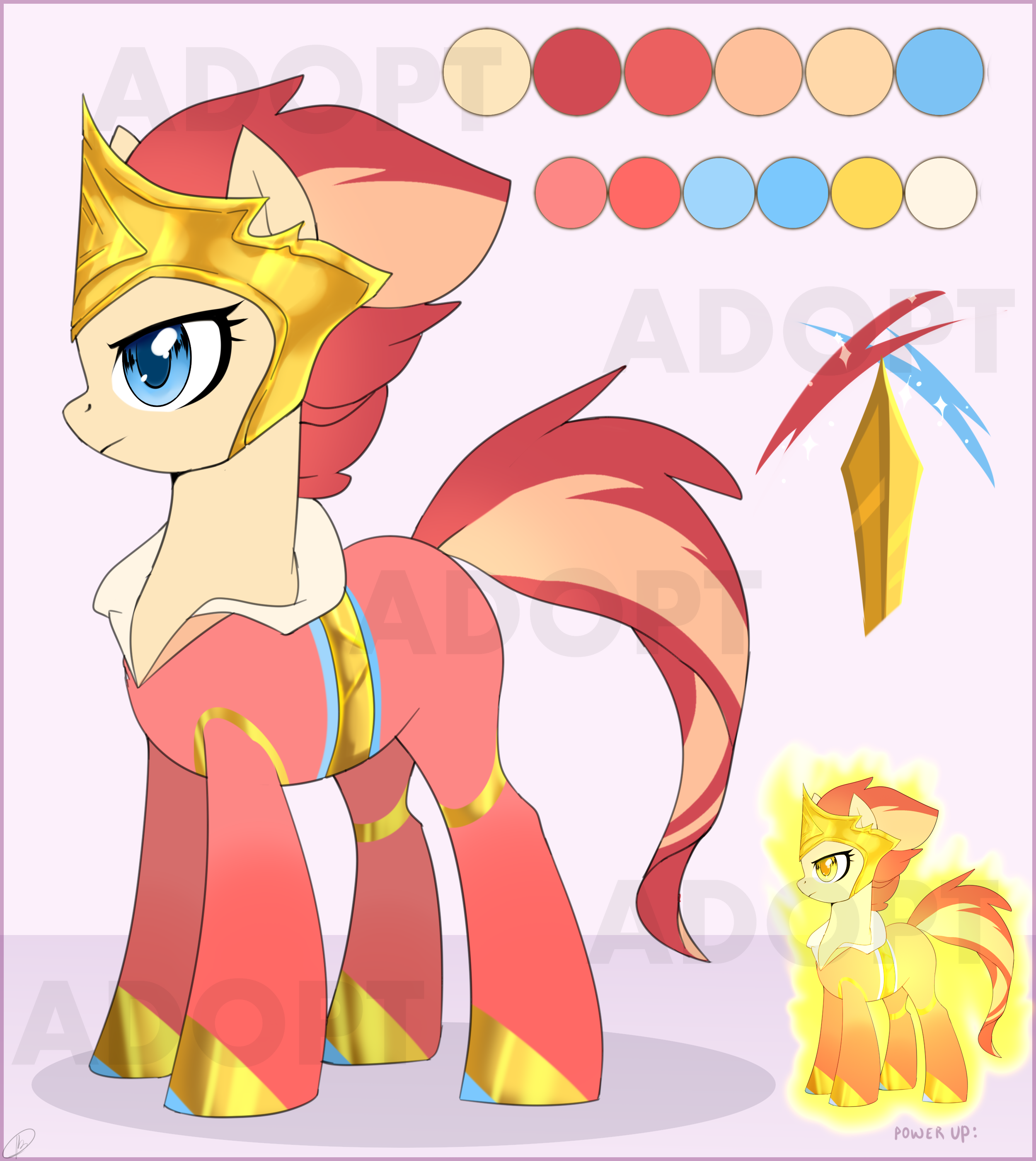 #2117042 - safe, artist:tigra0118, oc, oc only, pony, adoptable, adoptable open, auction, female ...