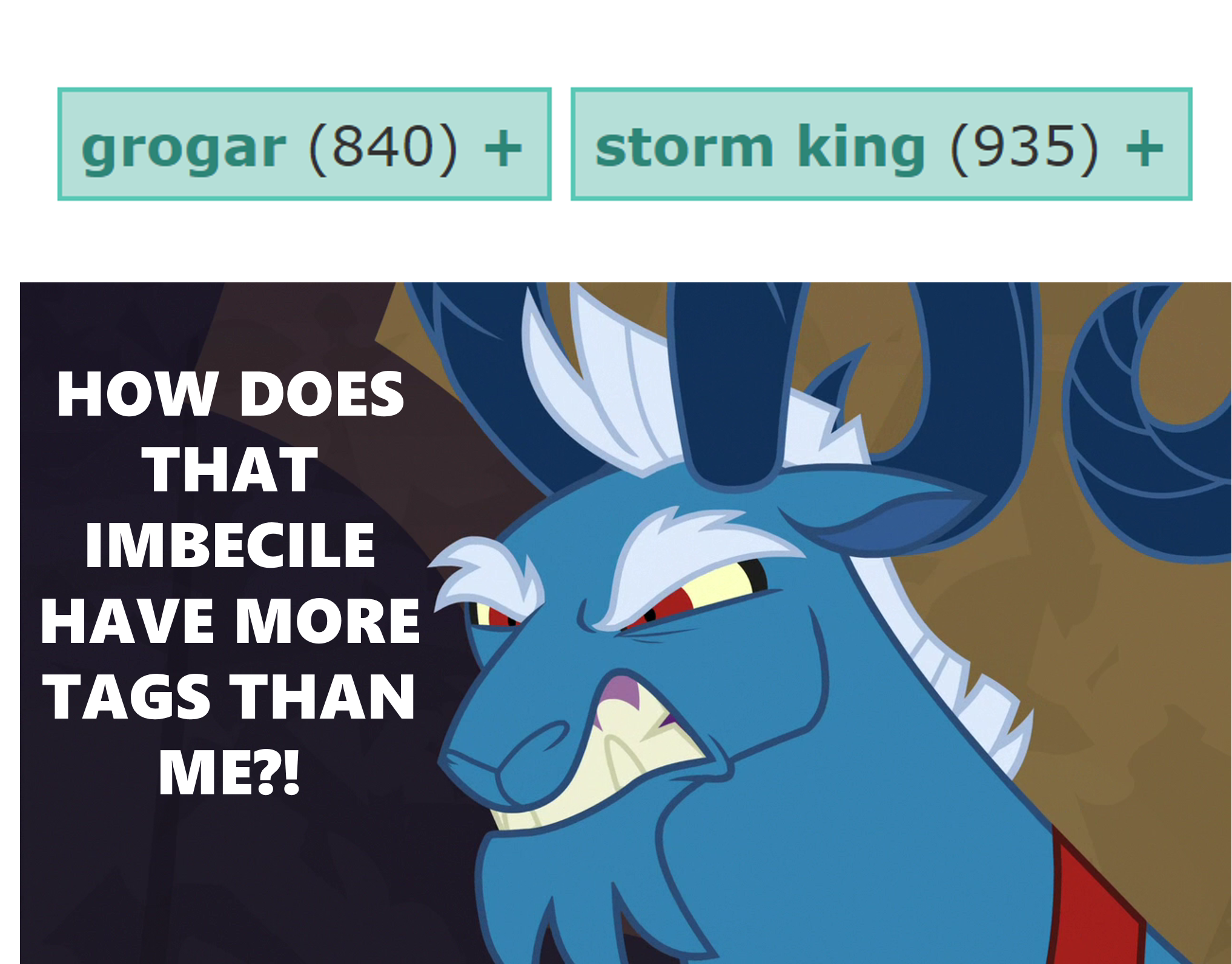 #2124619 - safe, edit, edited screencap, screencap, grogar, storm king ...