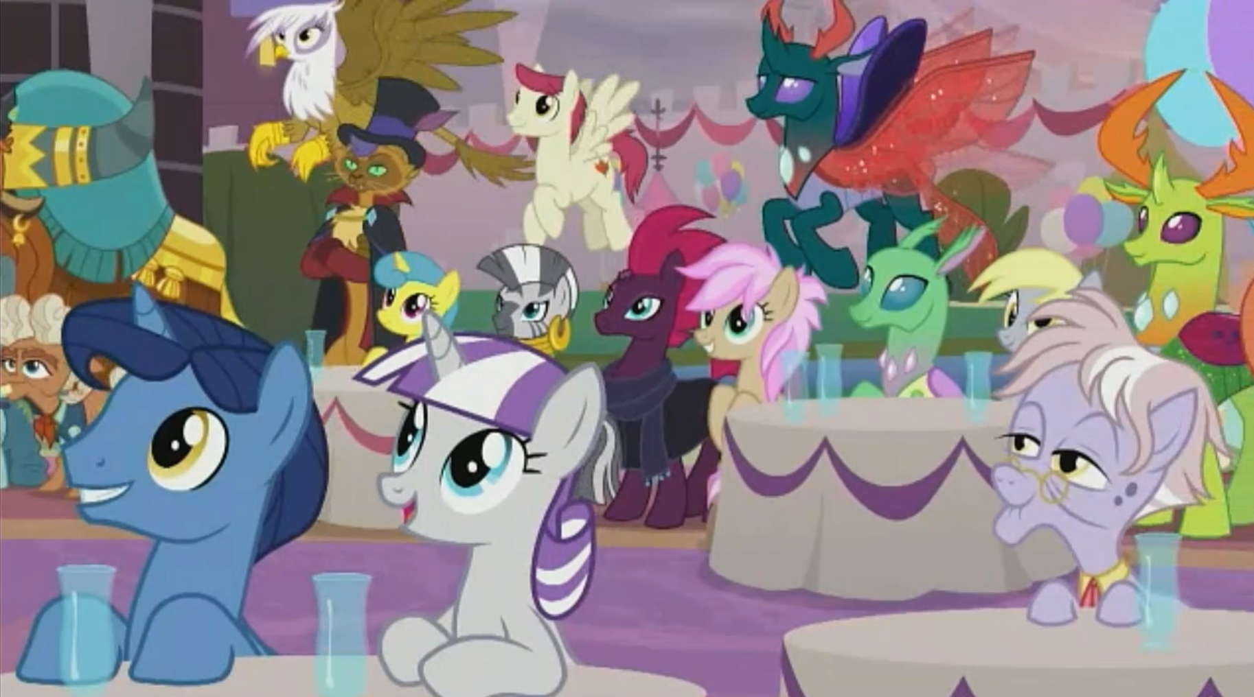 #2127330 - safe, screencap, big daddy mccolt, capper dapperpaws, derpy ...