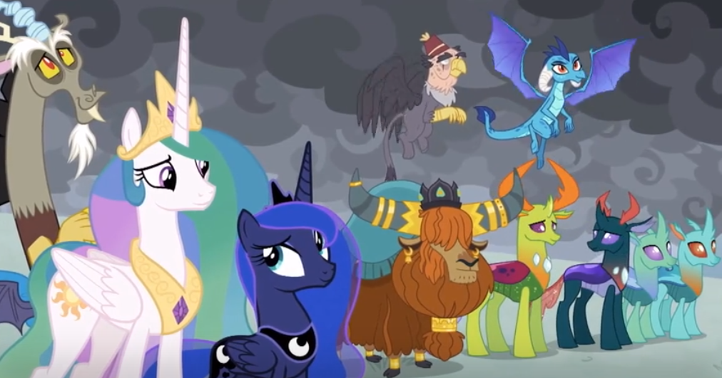 #2127903 - safe, screencap, discord, grampa gruff, pharynx, prince ...