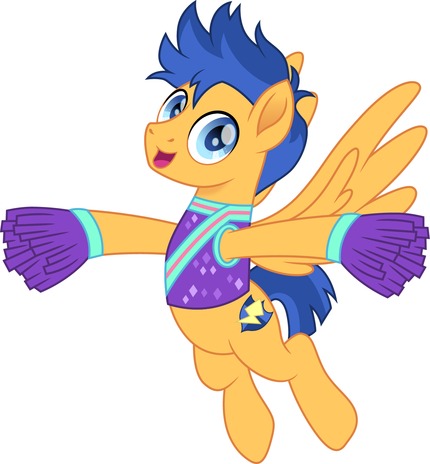 #2133549 - safe, artist:cloudyglow, flash sentry, pegasus, pony, 2 4 6 ...