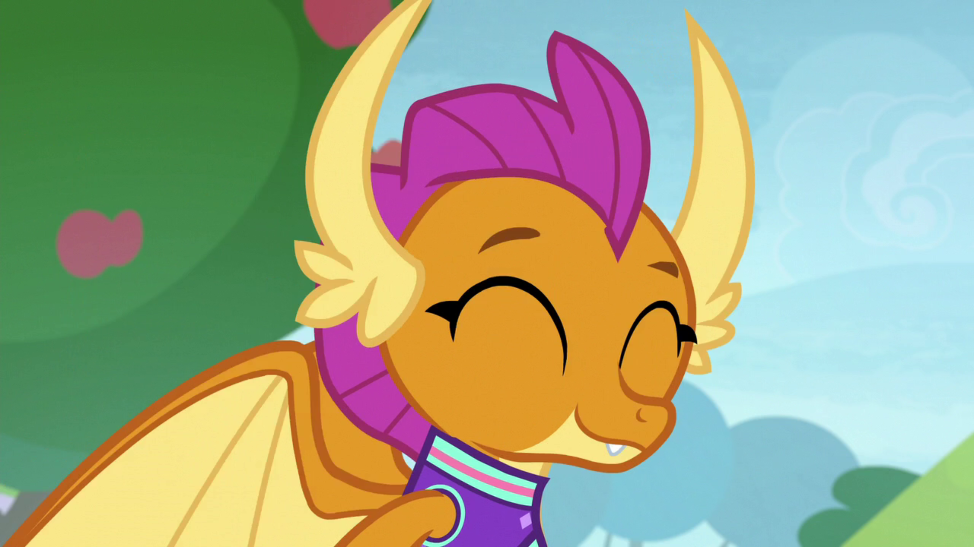 #2257620 - safe, screencap, smolder, dragon, 2 4 6 greaaat, apple ...