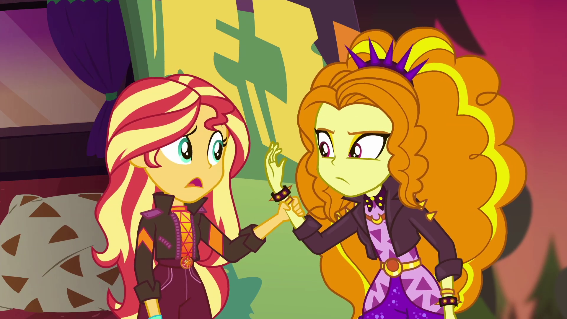 #2258430 - safe, screencap, adagio dazzle, sunset shimmer, equestria ...