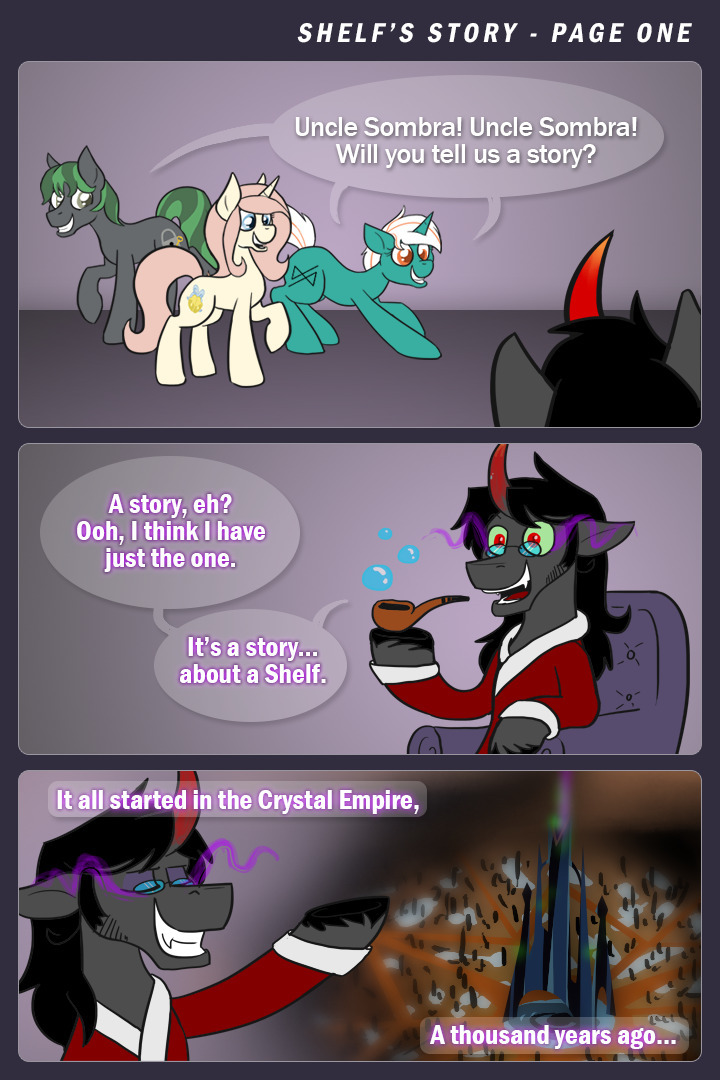 #2237298 - safe, artist:wiggles, king sombra, oc, pony, umbrum, series ...